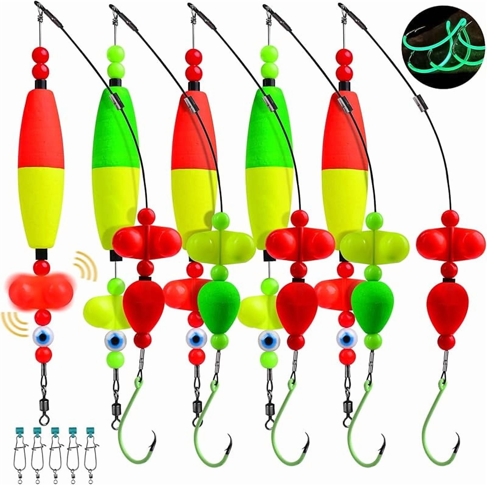 Catfish Fishing Rigs - Bank Fishing Set with 5pcs/Set, 6/0, 8/0, 10/0 ...