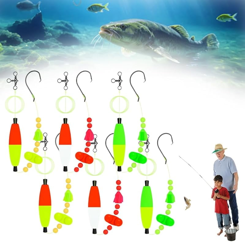 Catfish Fishing Set, 2025 New Catfish Float Rigs Catfishing Tackle with ...