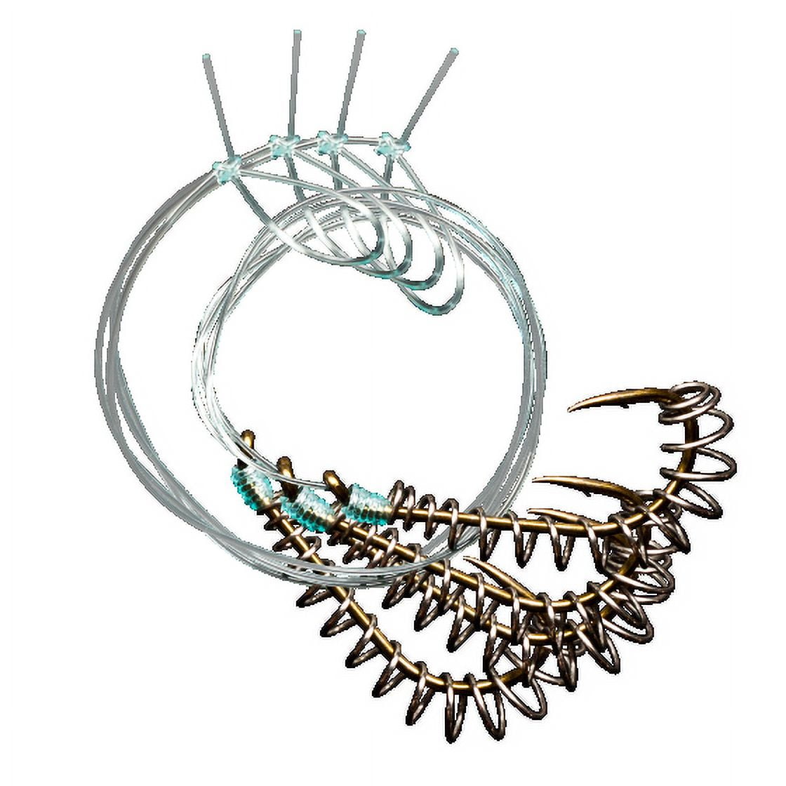 Tackle Beacon Catfish Spring Hooks, Pre-Rigged Dough Bait Option, #4/0 ...