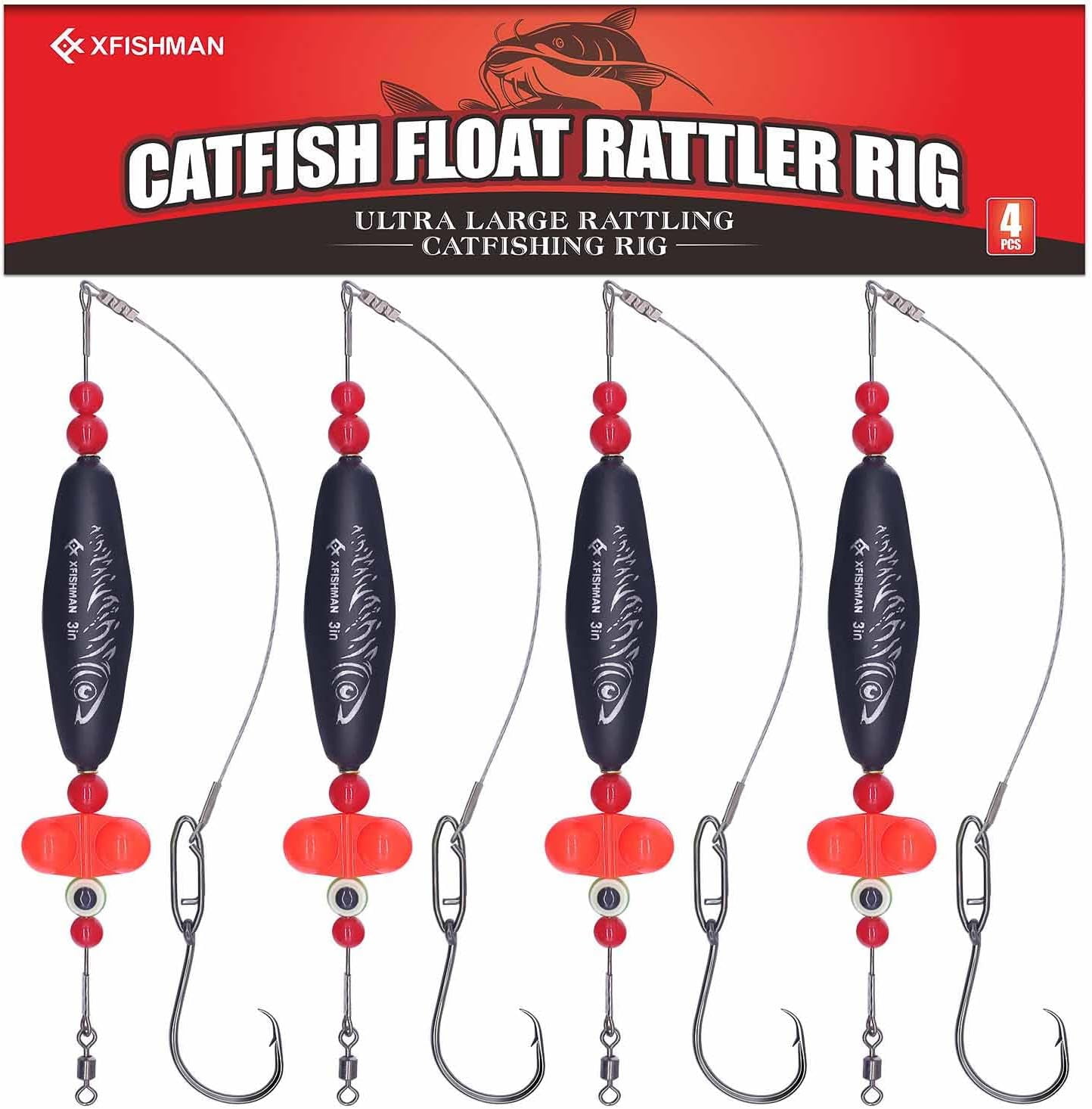 Catfish-Rig-for-Bank-Fishing-Catfishing-Tackle-Floats-with-Rattler ...
