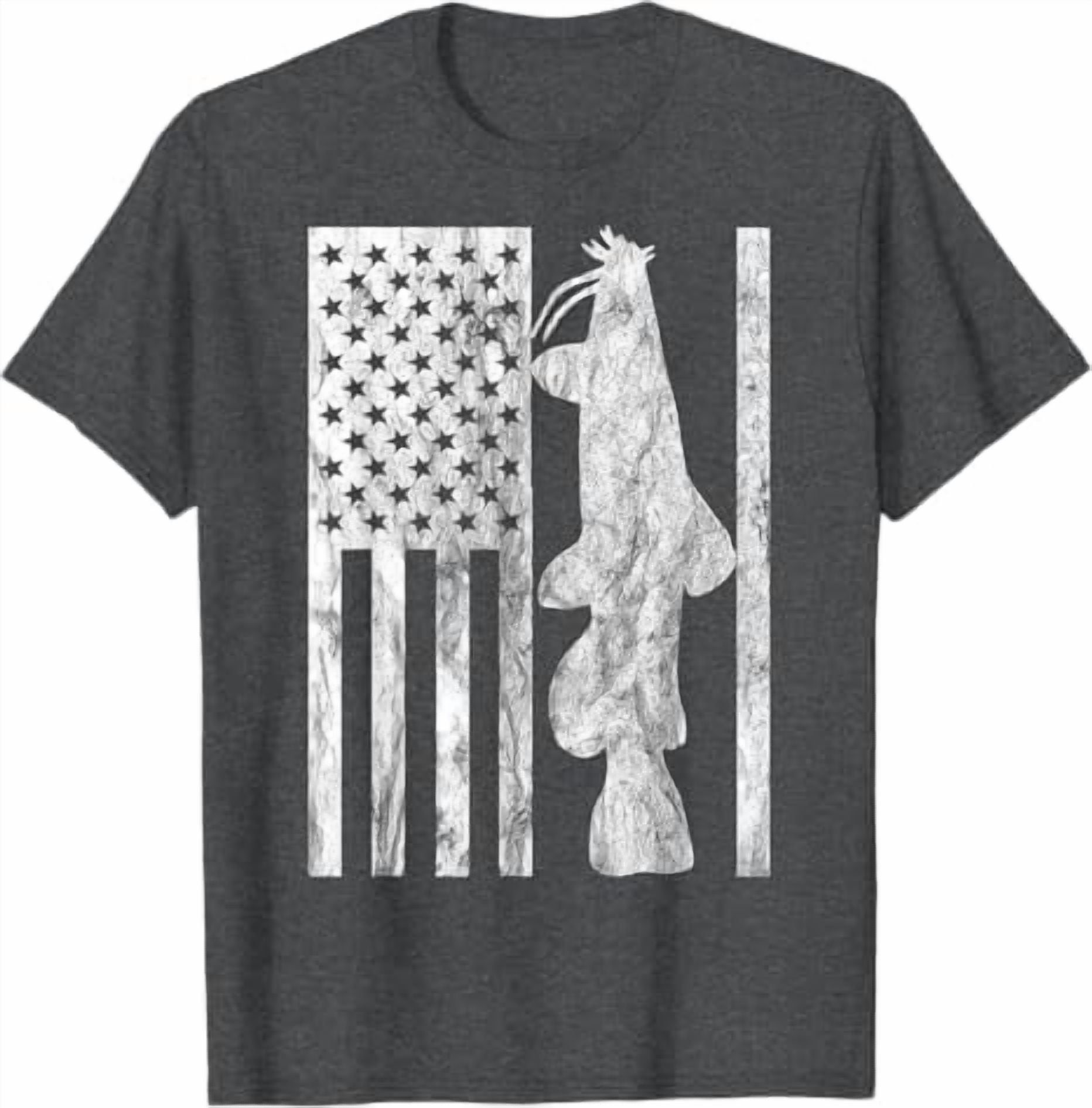 Catfishing American Flag Catfish Angler T-Shirt - Walmart.com