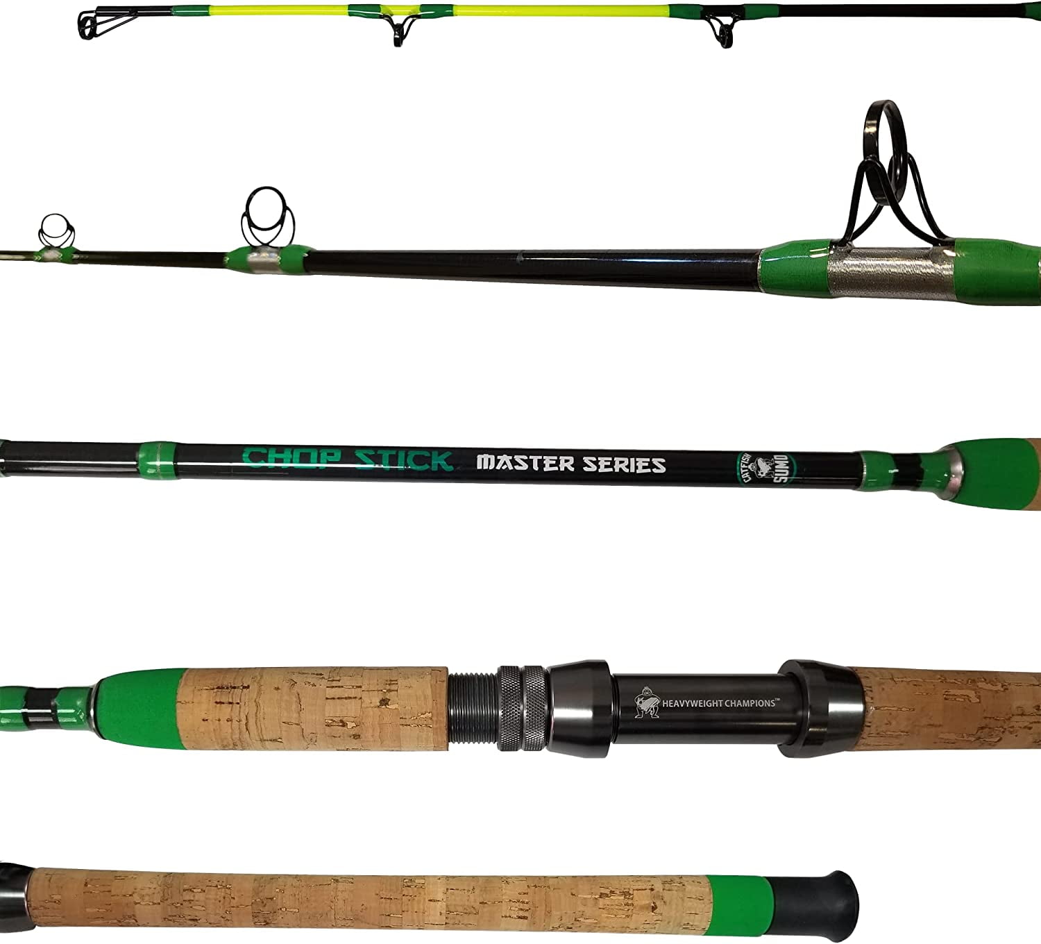 Catfishing Rod, Master Series Chop Stick, 1-Piece Casting Catfish Rods ...