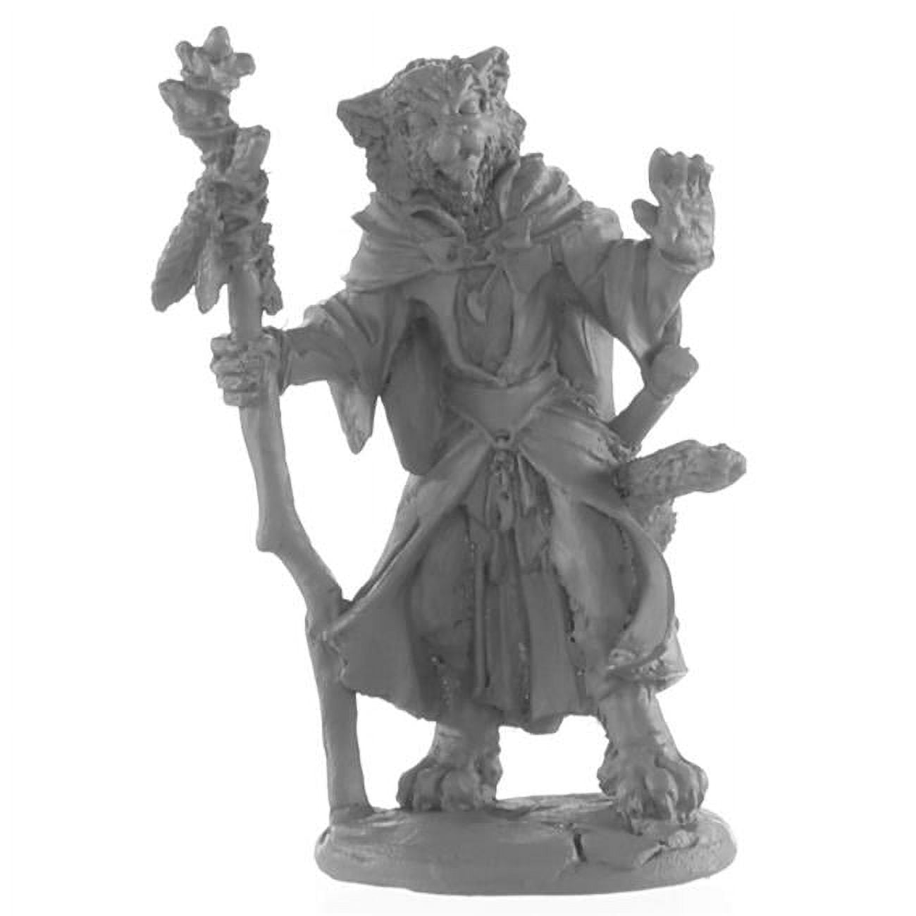Catfolk Mage Miniature 25mm Heroic Scale Figure Dark Heaven Legends ...