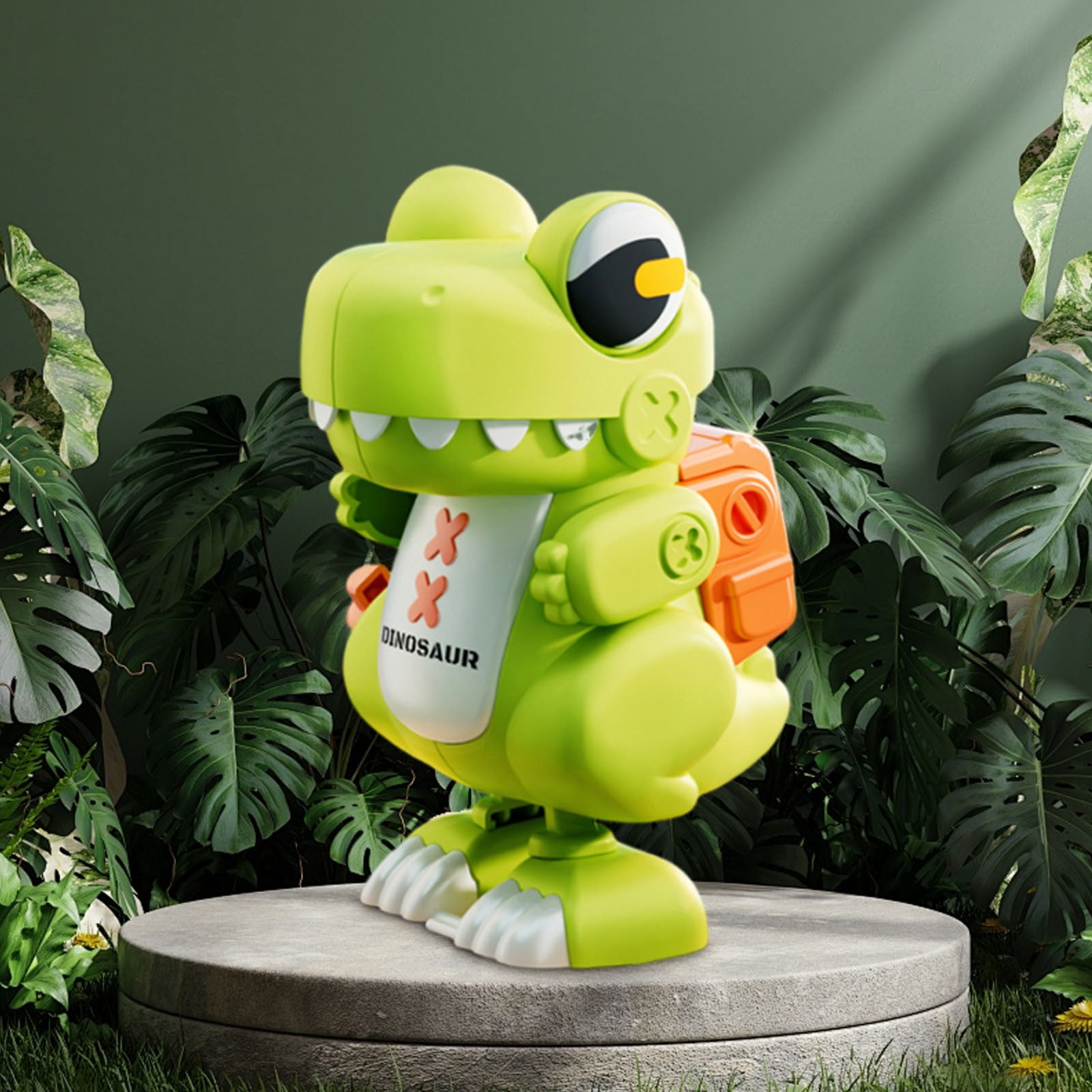 Catgeta Children's Toys Dinosaur,4.3x3.5x2.8 Simulation Puzzle Wind-Up ...