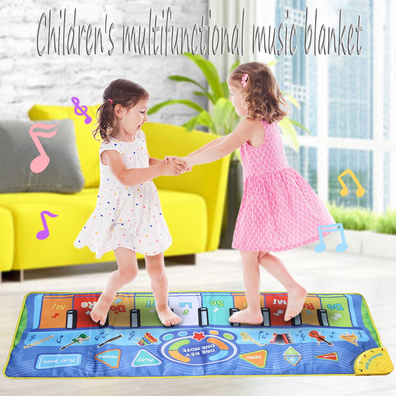 Catgeta Kids Musical Piano Mats with 8 Music Sounds,Musical Toys Baby ...