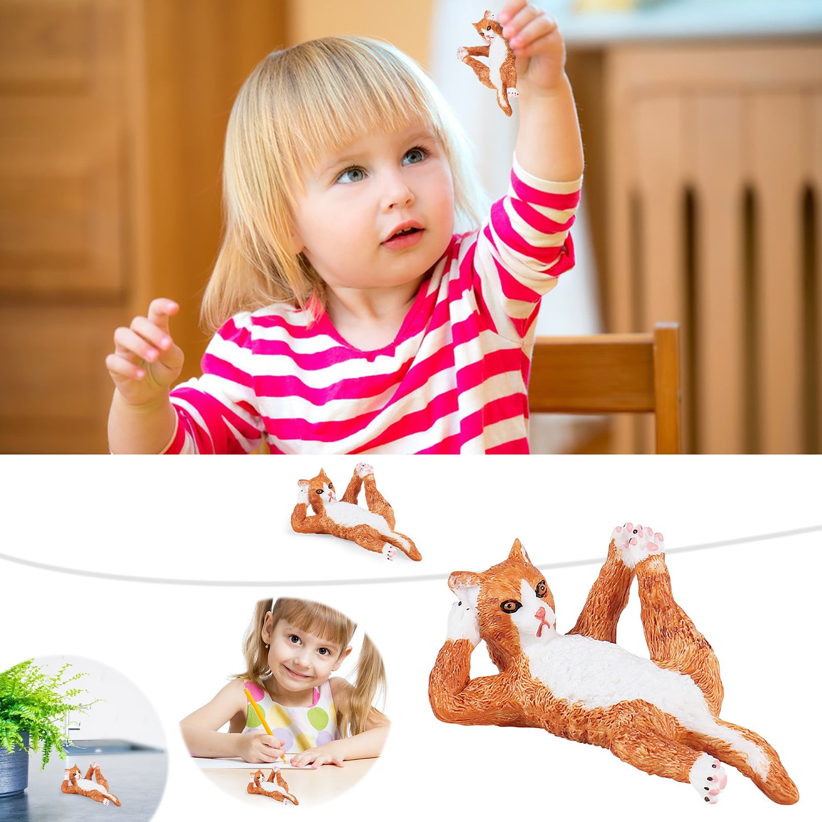 Catgeta Original Shorthair Kitten,Realistic,Lifelike Stuffed ...