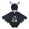 Cathalem Baby Boys Girls Halloween Bat Style Pumpkin Print Bat Sleeve ...