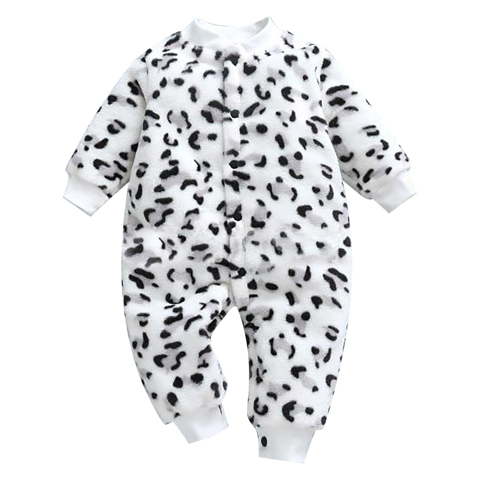 Cathalem Baby Long Sleeve Romper Cotton Cartoon Print Bodysuit Jumpsuit ...