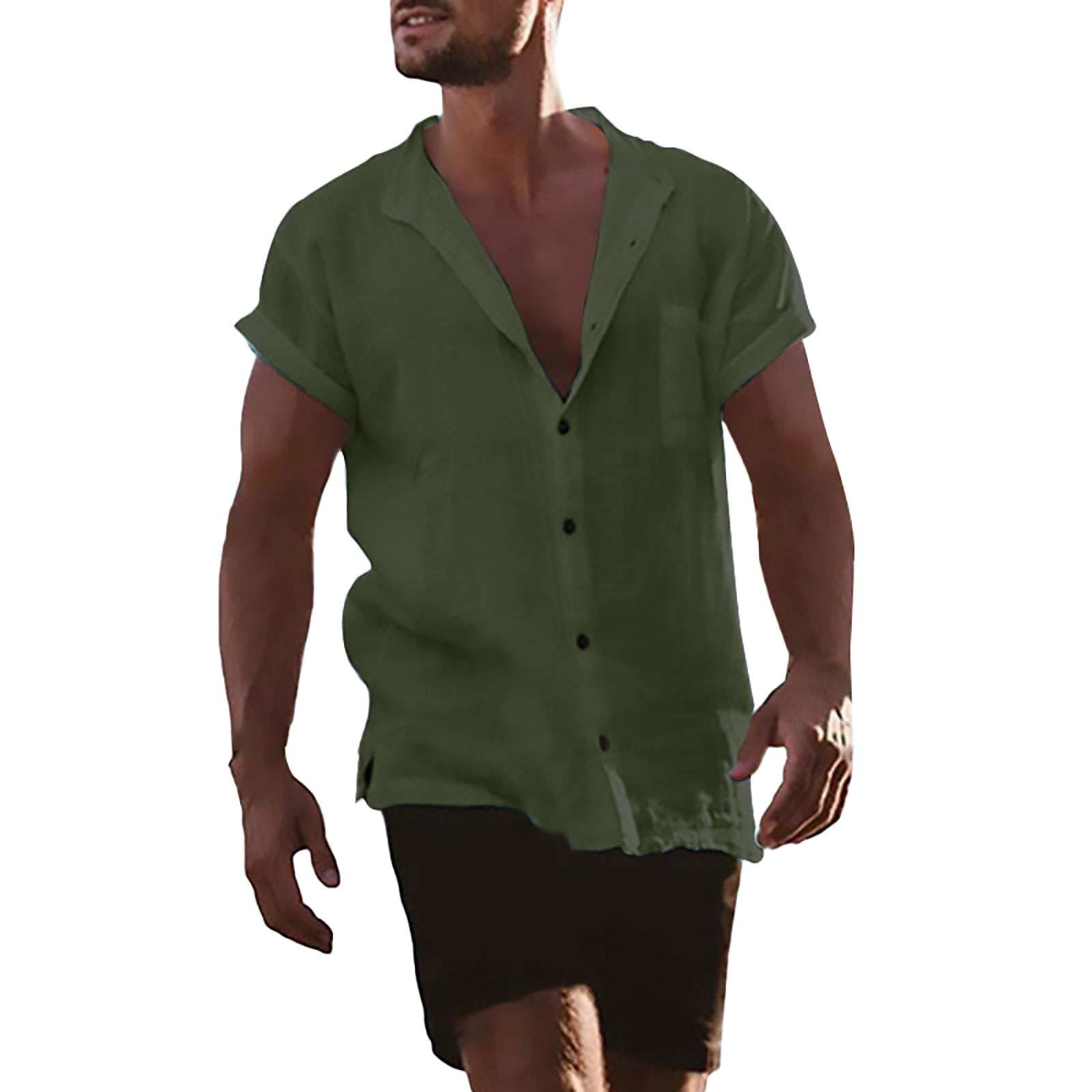 Cathalem Beach Shirts For Men Big And Tall Mens Shirts Casual Button