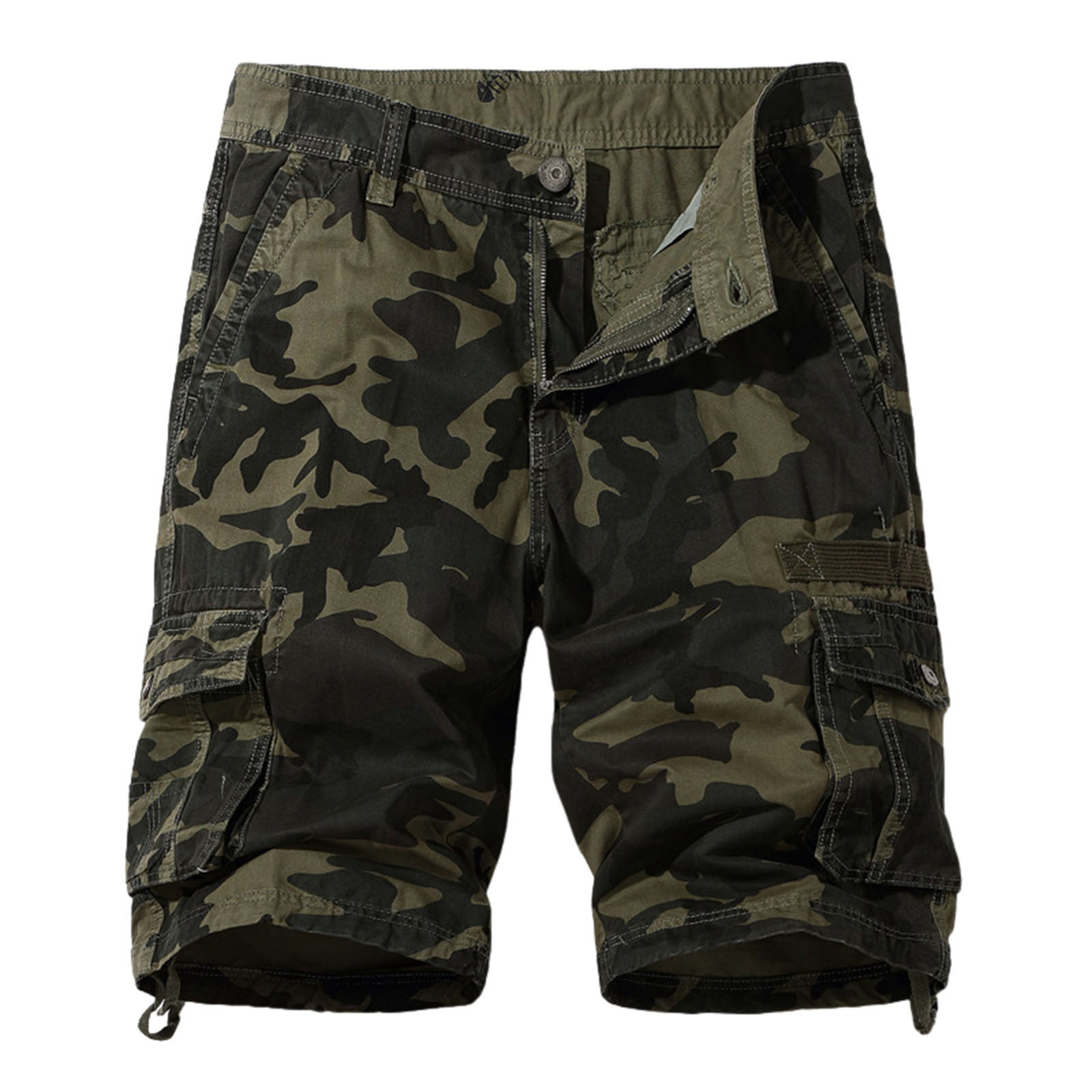 Cathalem Cargo Shorts for Men Work Men's Multi-Pockets Work Shorts ...