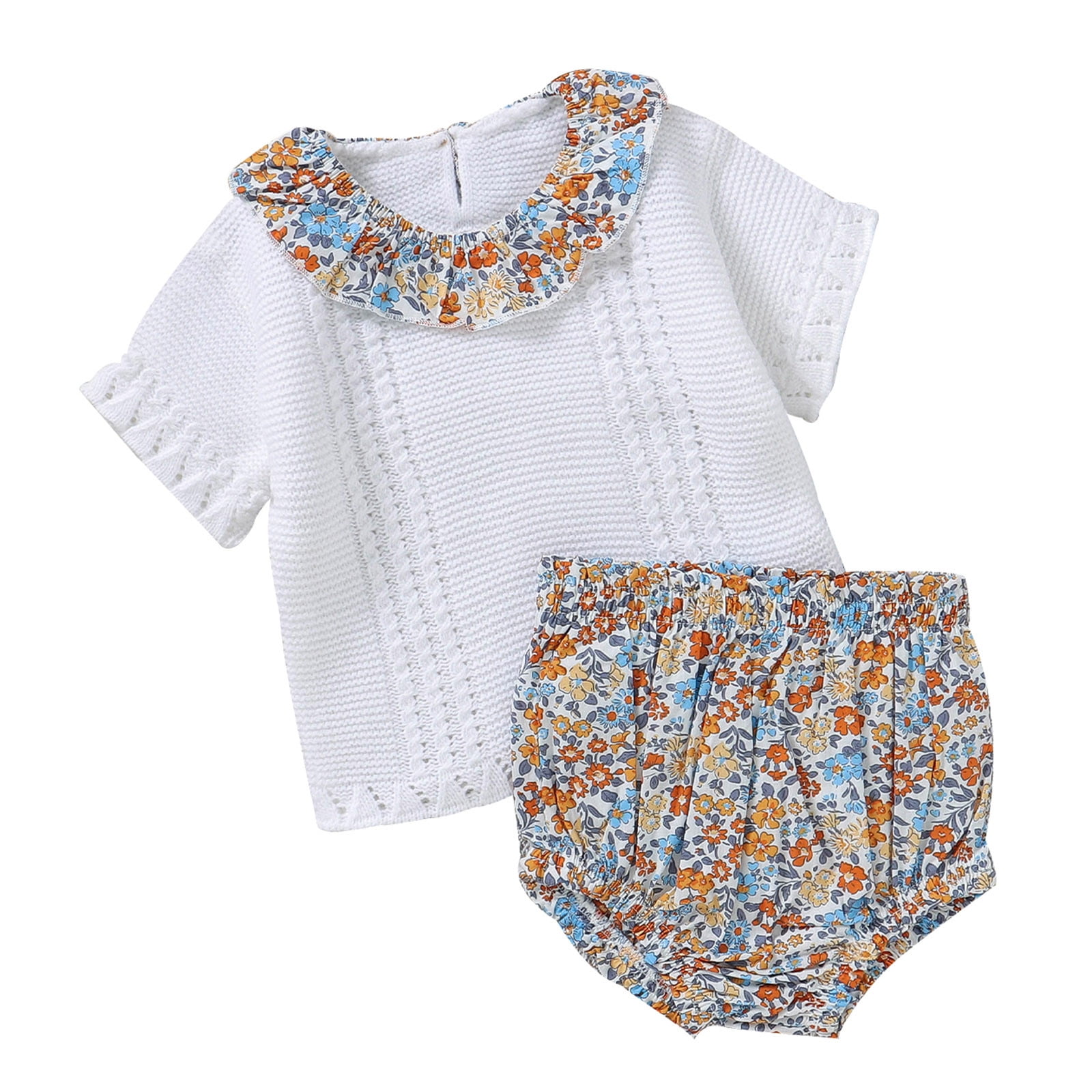 Cathalem Cute 2 Piece Outfits for Children Girl's 2 Piece Outfit Tops ...
