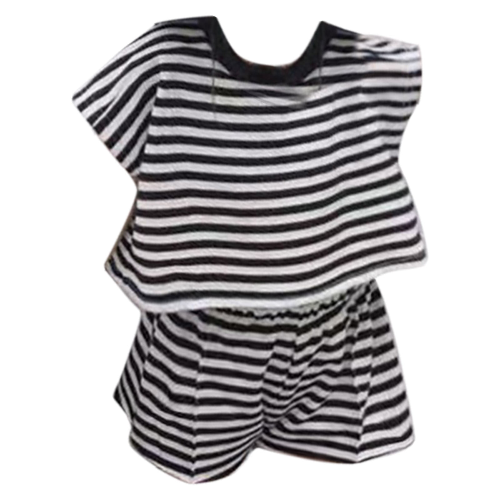 Cathalem Fashion Top and Shorts Set for Kids Little Girls Outfits Cute ...