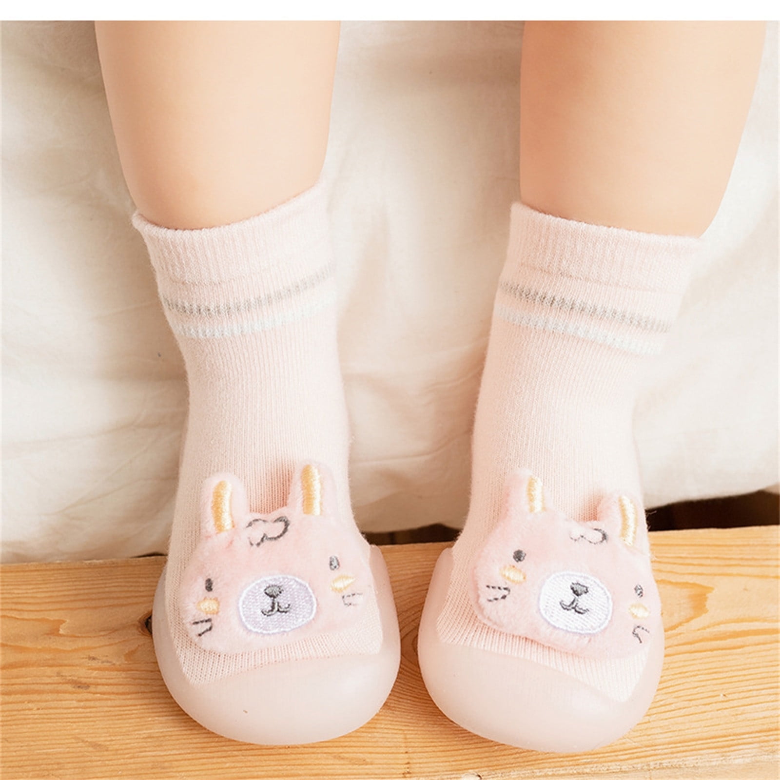 Cathalem Girl Rubber Shoes Toddler Kids Baby Boys Girls Shoes First ...