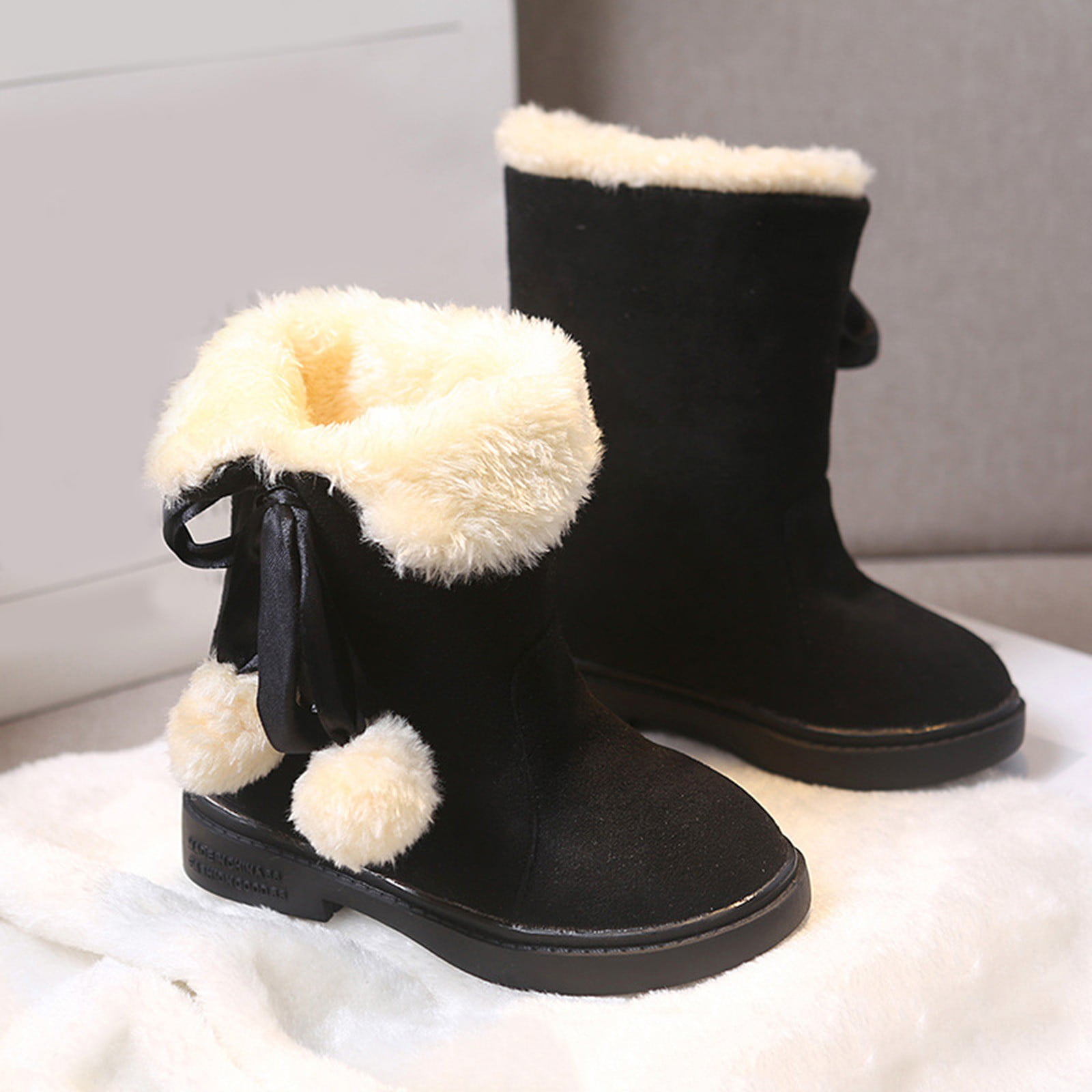 Cathalem Girls Boots Baby's Girl's Toddler Fashion Cute Warm Lining ...