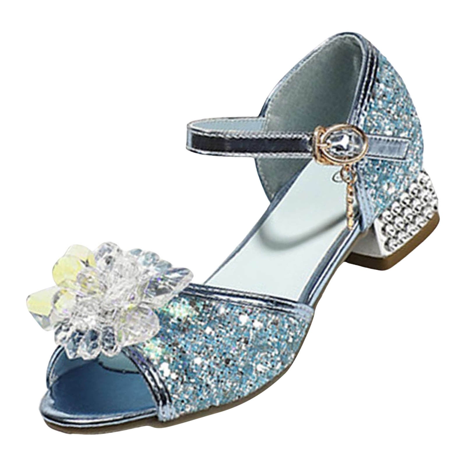 Cathalem Girls' Sandals Toddler Flower Girl Sandals - Girl Summer Dress ...