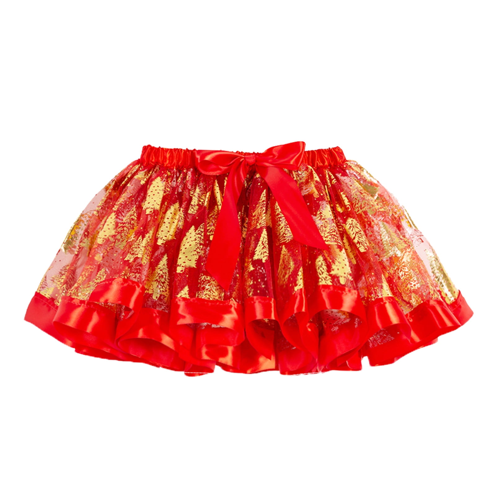 Cathalem Girls Skirts Girls' Polka Dot Tutu Glitter Ballet Triple Layer ...
