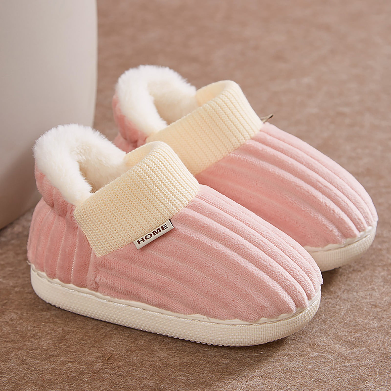 Cathalem Initial Slippers Kids Home Slippers Girls Boys Slippers Cotton ...