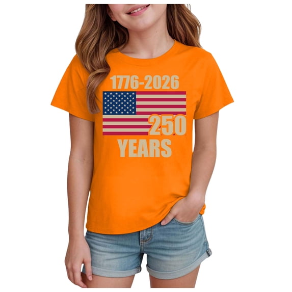 Cathalem Kids 250 Anniversary Shirts 250 Year American Tshirt Boys ...