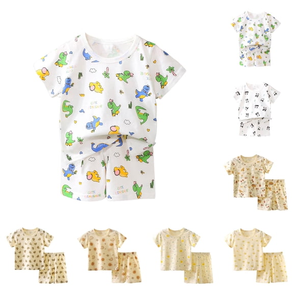 Cathalem Kids Baby Girls Spring Summer Cute Cartoon Pattern Short ...