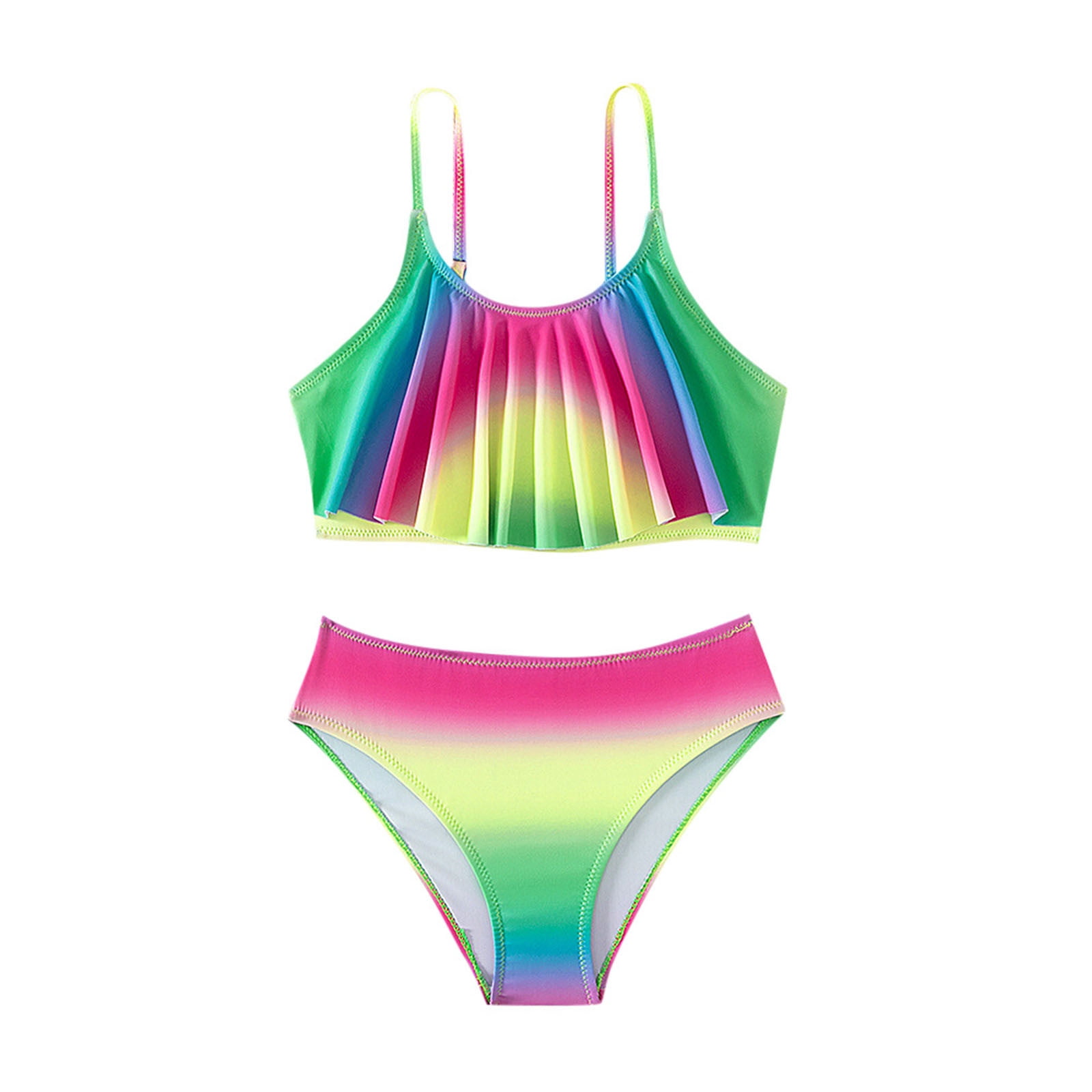 Cathalem Toddler Girls Matching Swimsuits Girl's Cute Two Piece ...