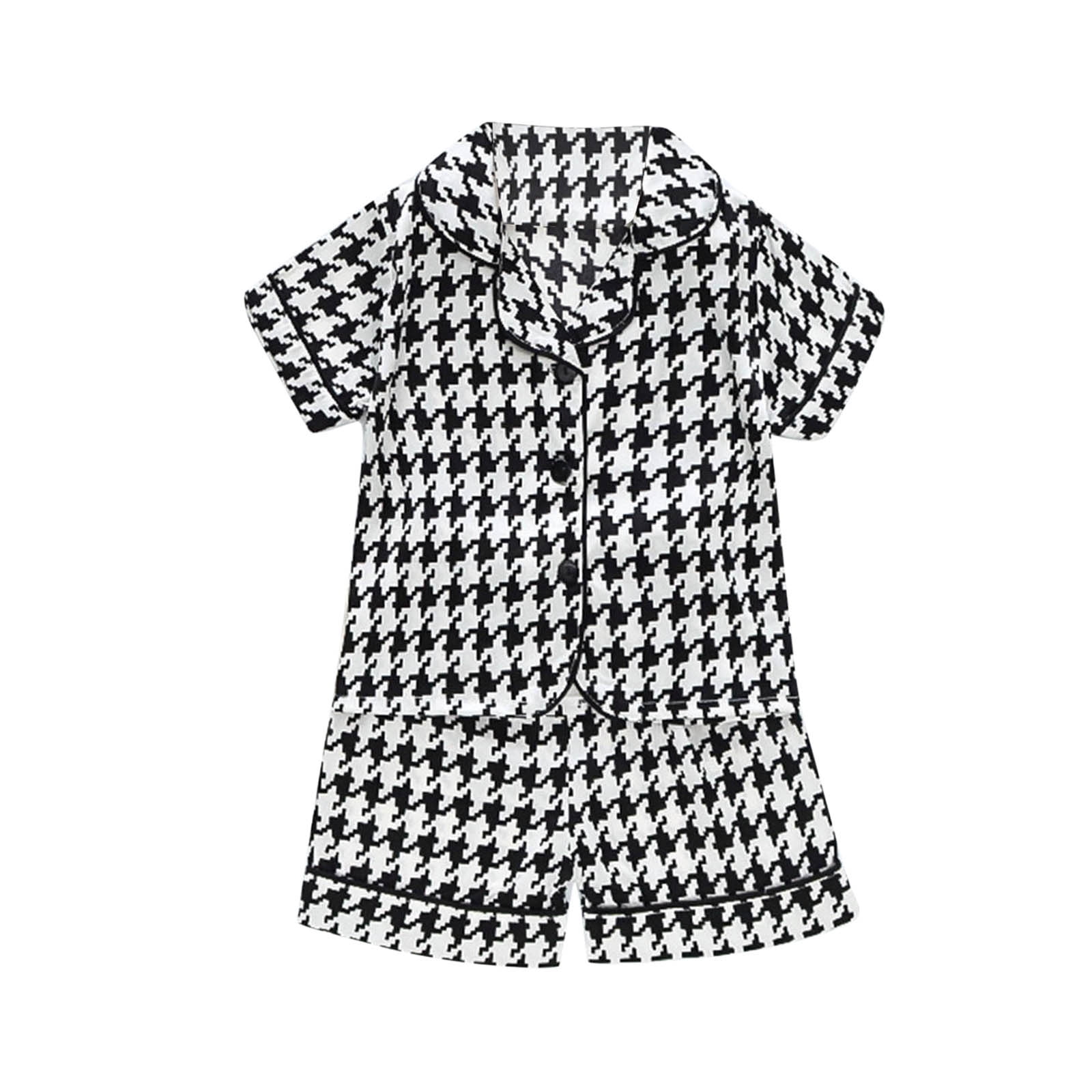 Cathalem Little Girls Summer Shorts Set Girl's Two Piece Outfits Short ...