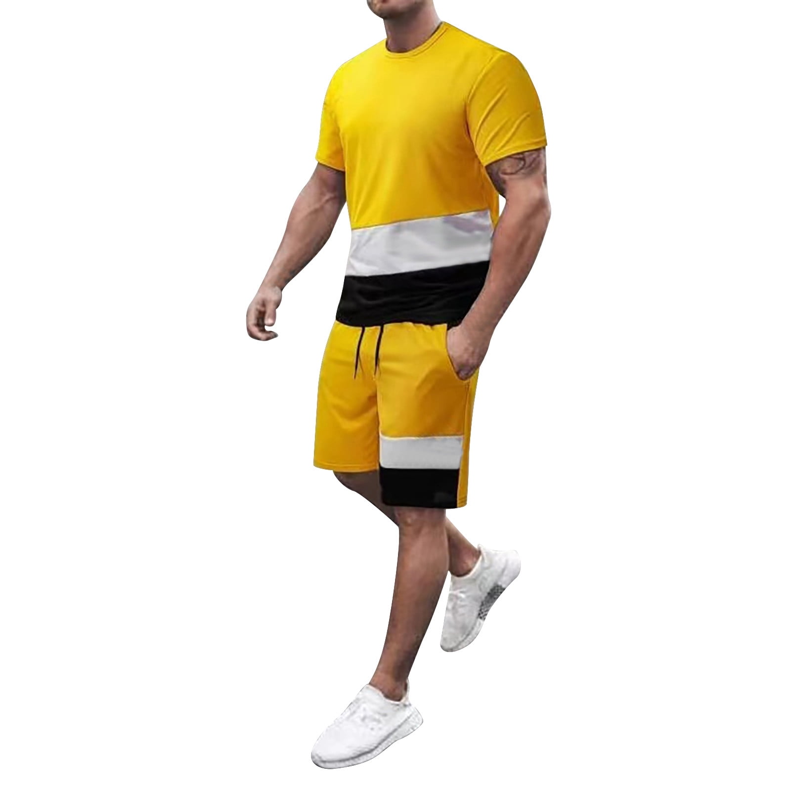 Cathalem Men Beach Outfits Sets Big And Tall Mens 2 Piece Outfits