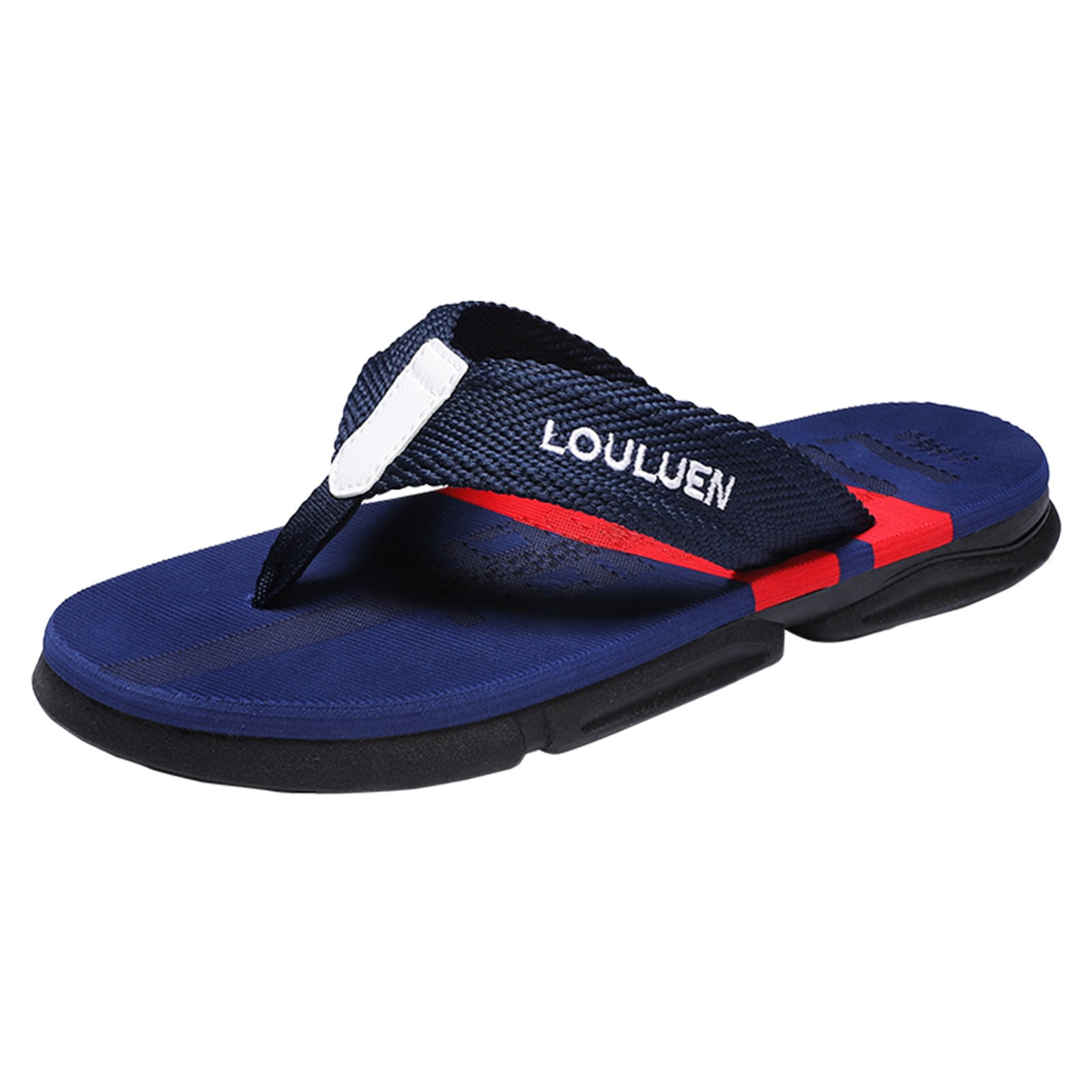 Cathalem Men Comfort Sandals Mens Flip Flops Arch Support Comfortable ...