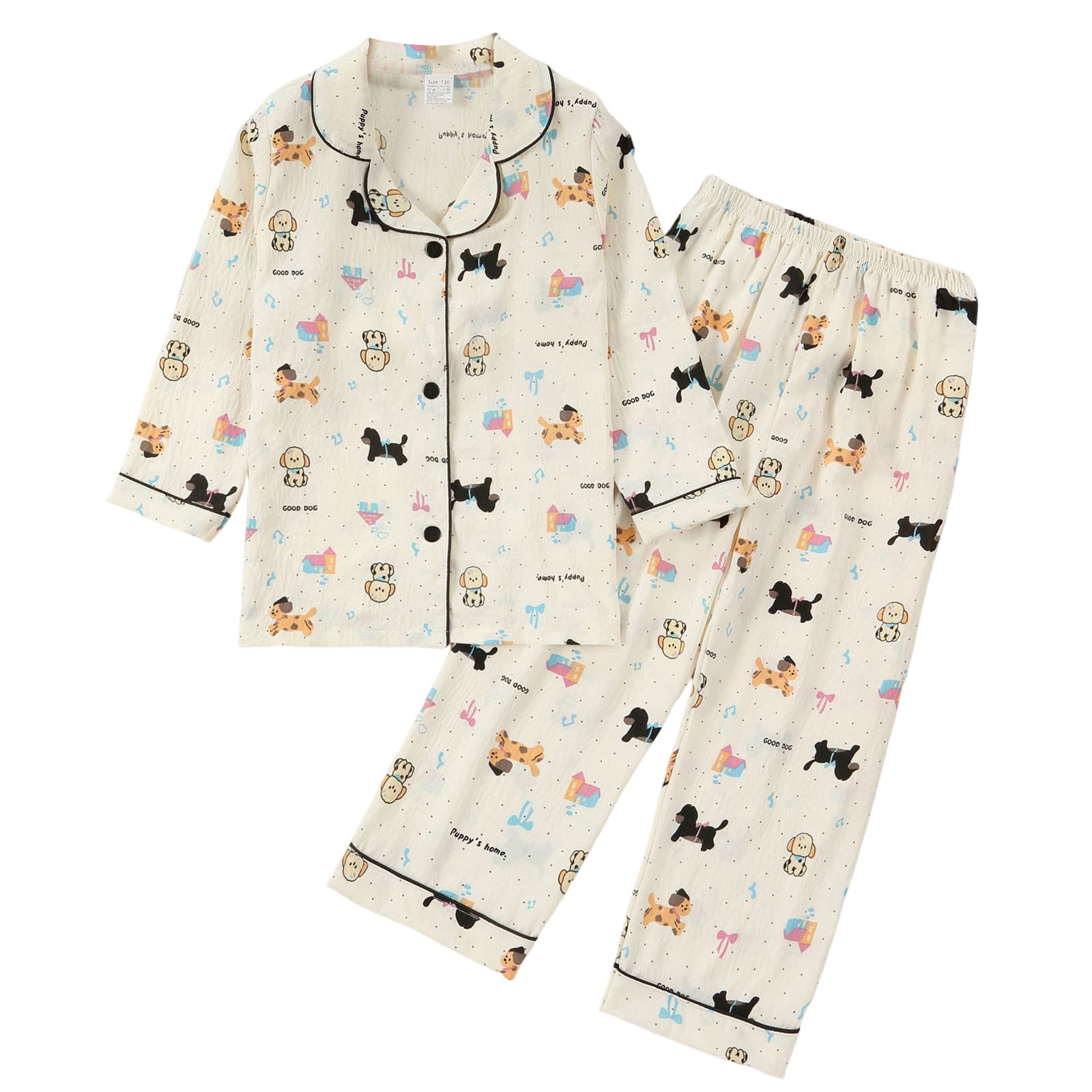 Cathalem Pajamas Petite Toddler Kids Baby Girl Sleepwear Cartoon ...