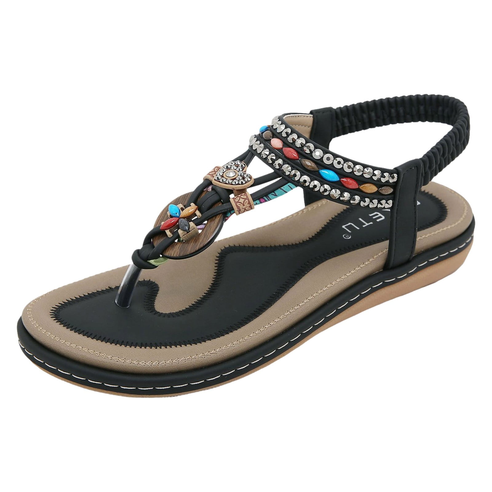 Cathalem Sandals for Women Slides Sandals Flatform Beach Sandals Ladies ...