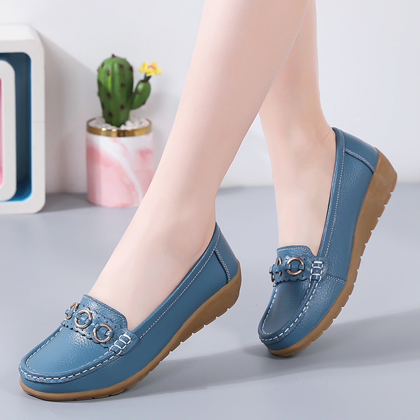 Cathalem Shoes Insoles Women Flat Feet Womens Comfort Walking Flat ...