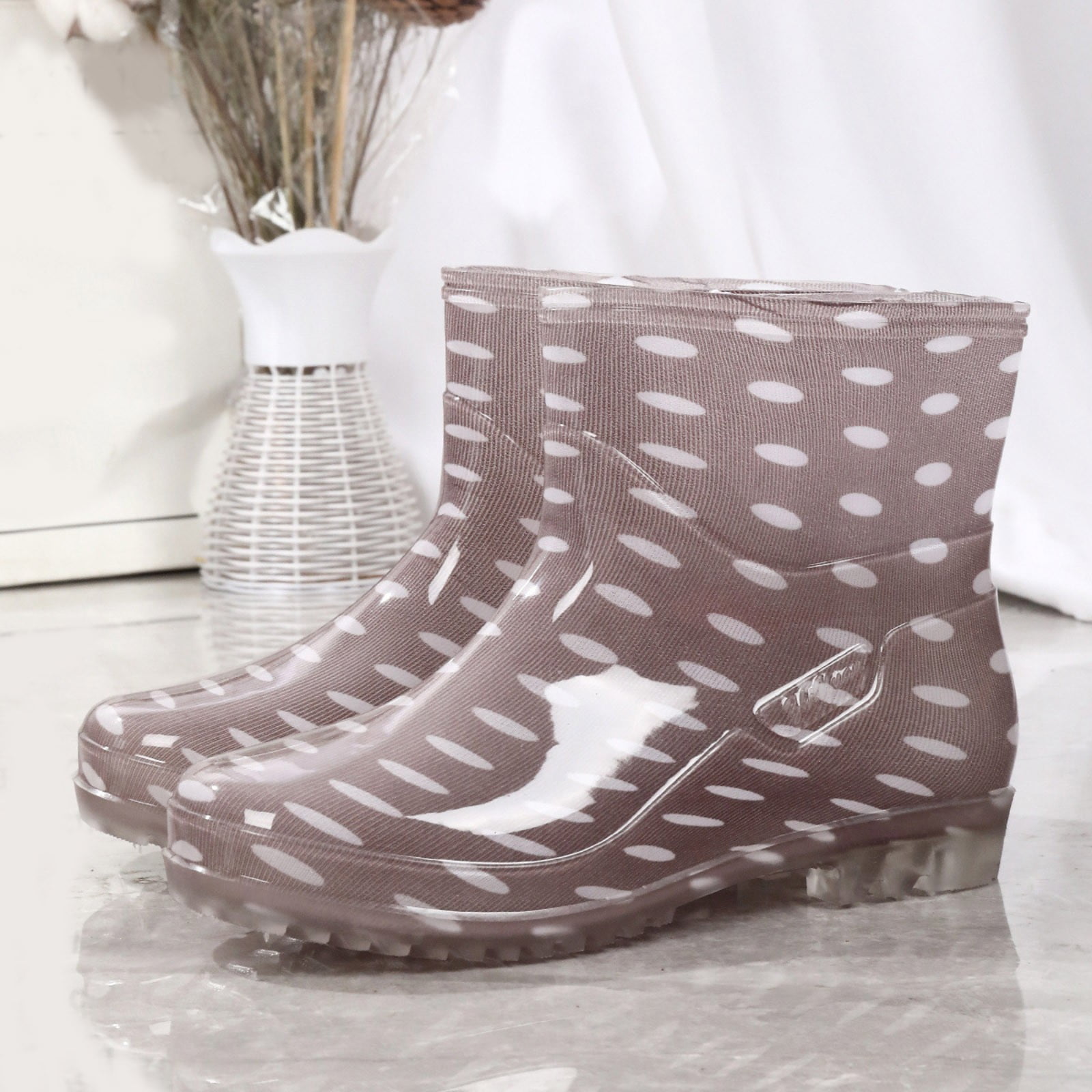 Cathalem Speedy Boots for Women Top Rubber Baby Boots Water Women Rain ...