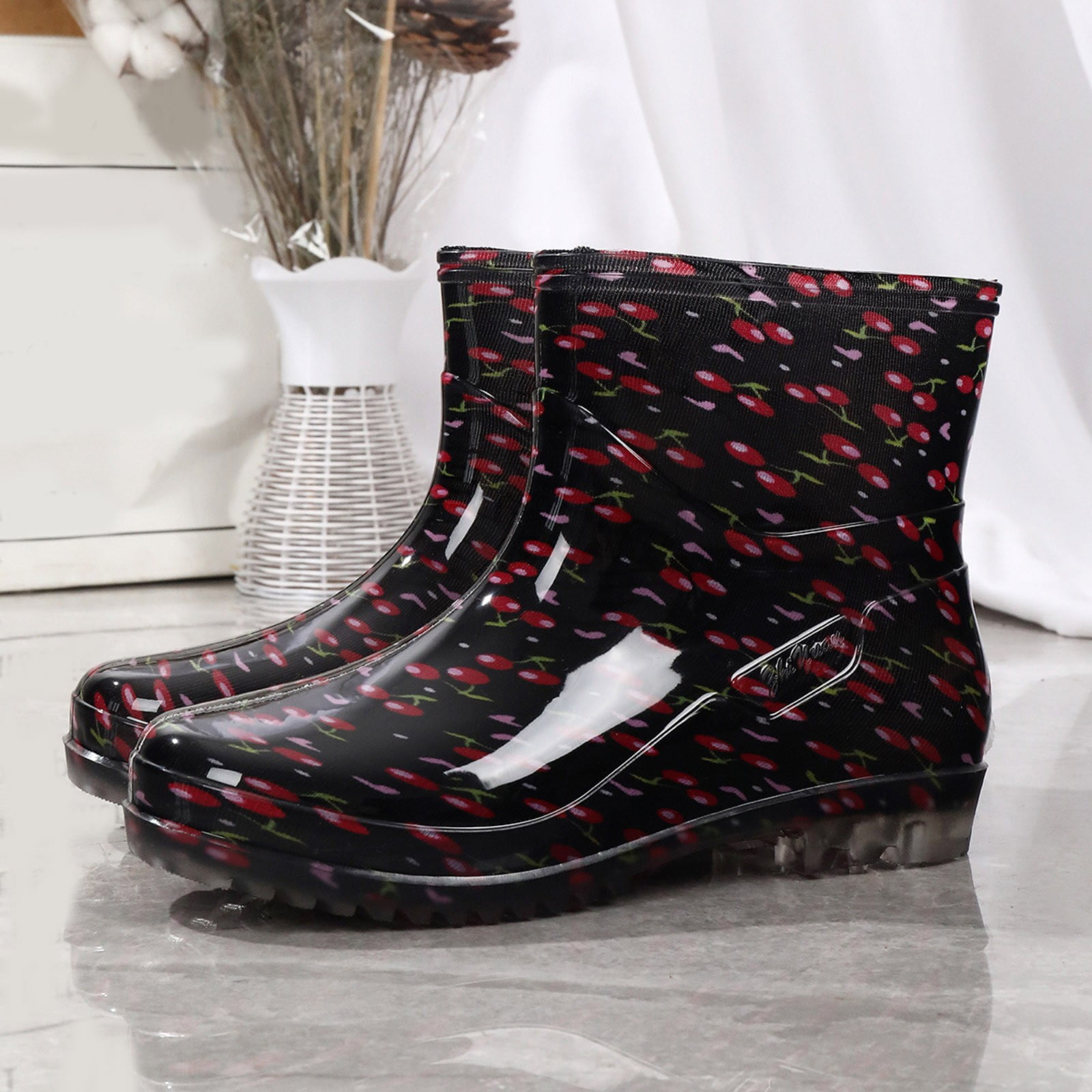 Cathalem Speedy Boots for Women Top Rubber Baby Boots Water Women Rain ...