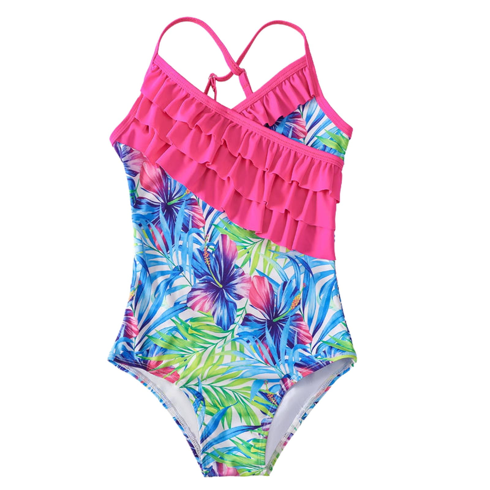 Cathalem Summer Swimsuits for Toddler Girls Girls Swimsuit One Pieces ...