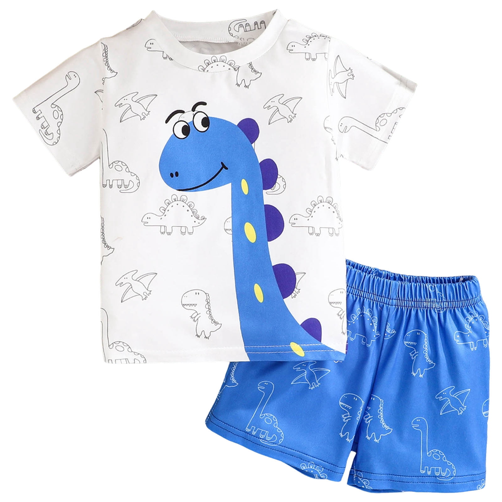 Cathalem Toddler Boy Clothes Kids Summer Cotton Outfits Shirt Short ...