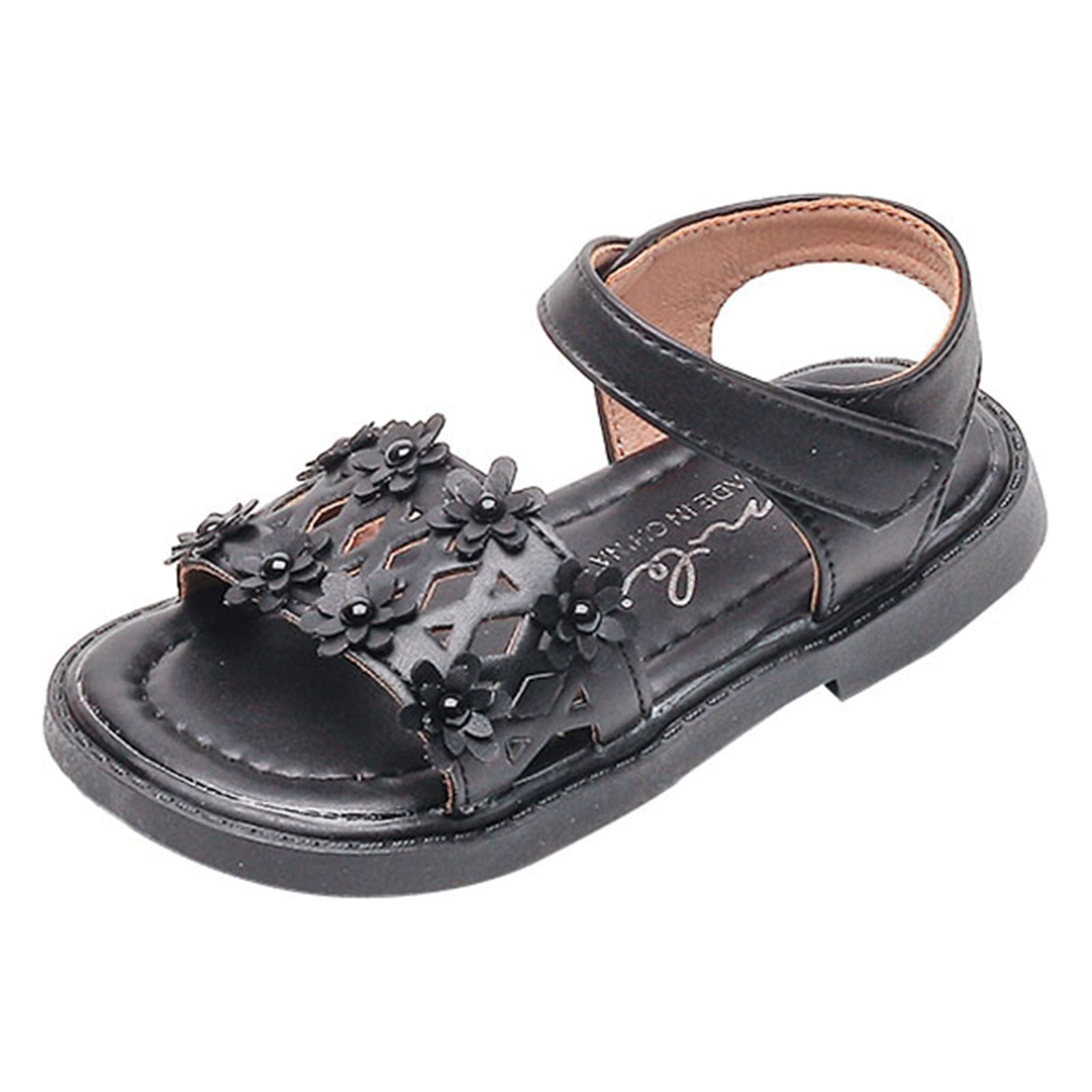 Cathalem Toddler Girl Sandals Girl Dress Shoes Little Kid Summer Flats ...