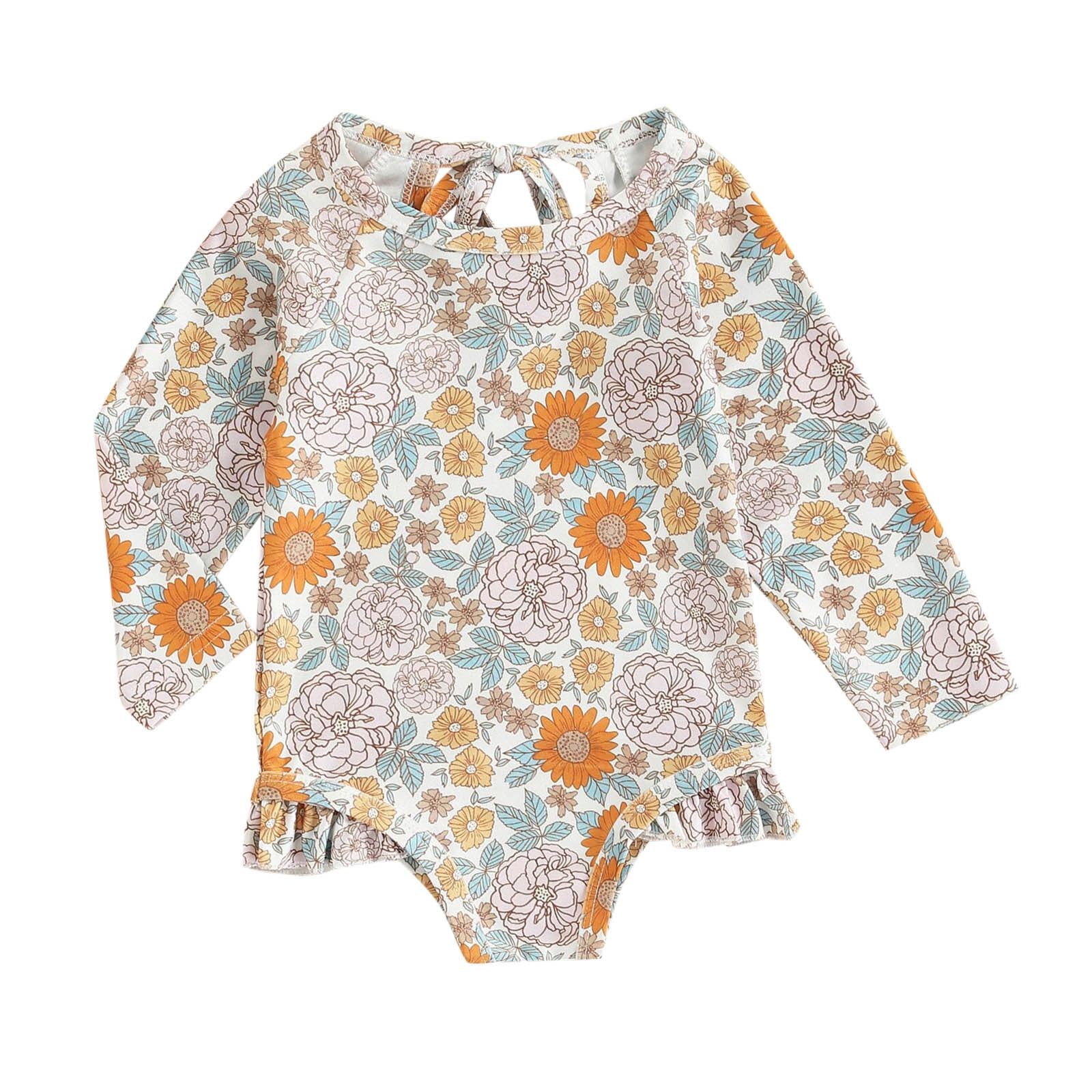 Cathalem Toddler Girls 1 Piece Swimsuits Little Girls' Summer One Piece ...