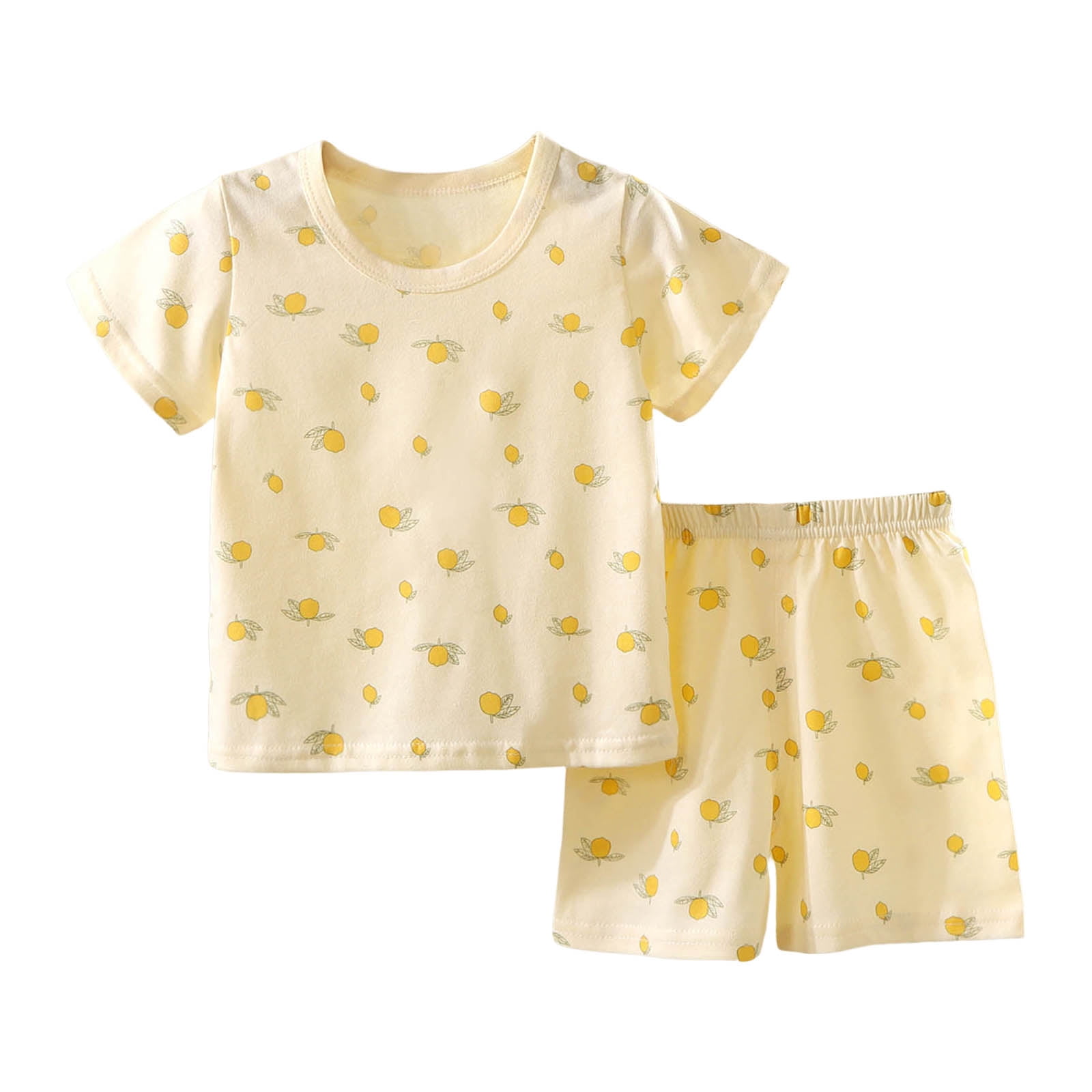 Cathalem Toddler Short Pajamas Sets Thin Summer Casual Tshirts Shorts ...