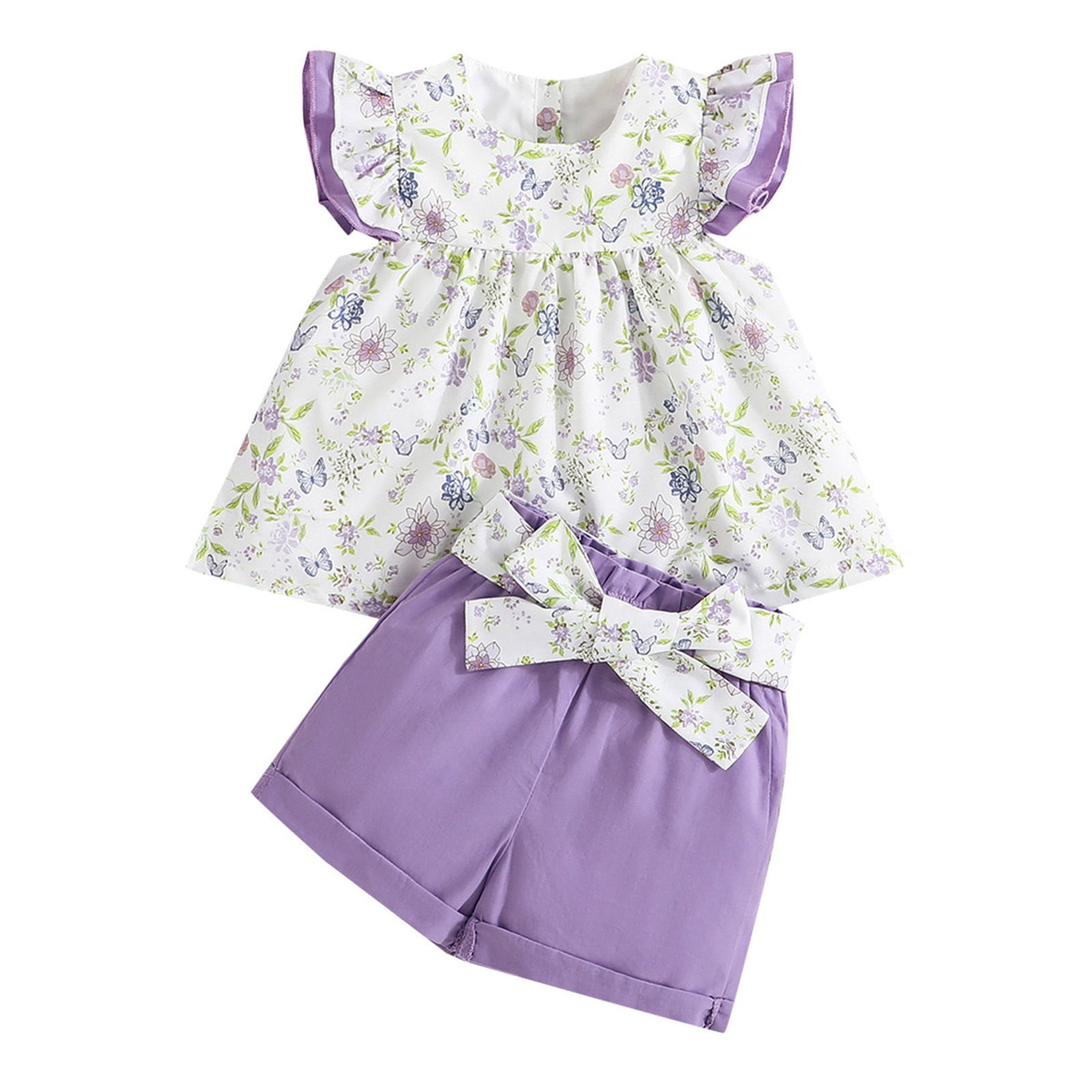 Cathalem Tween Girls Cute 2 Piece Outfits Toddler Baby Girl Clothes Top ...