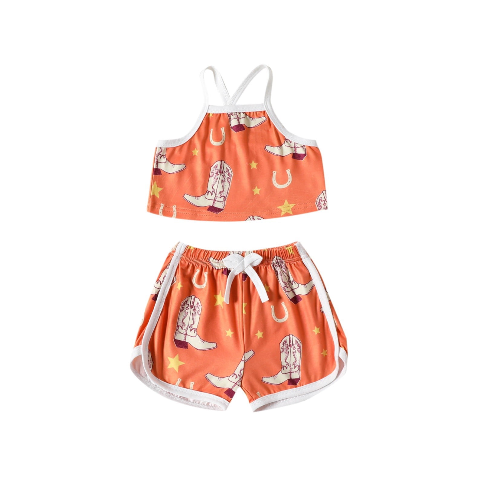 Cathalem Tween Girls Summer 2 Piece Outfits Girl's 2 Piece Outfit Tops ...