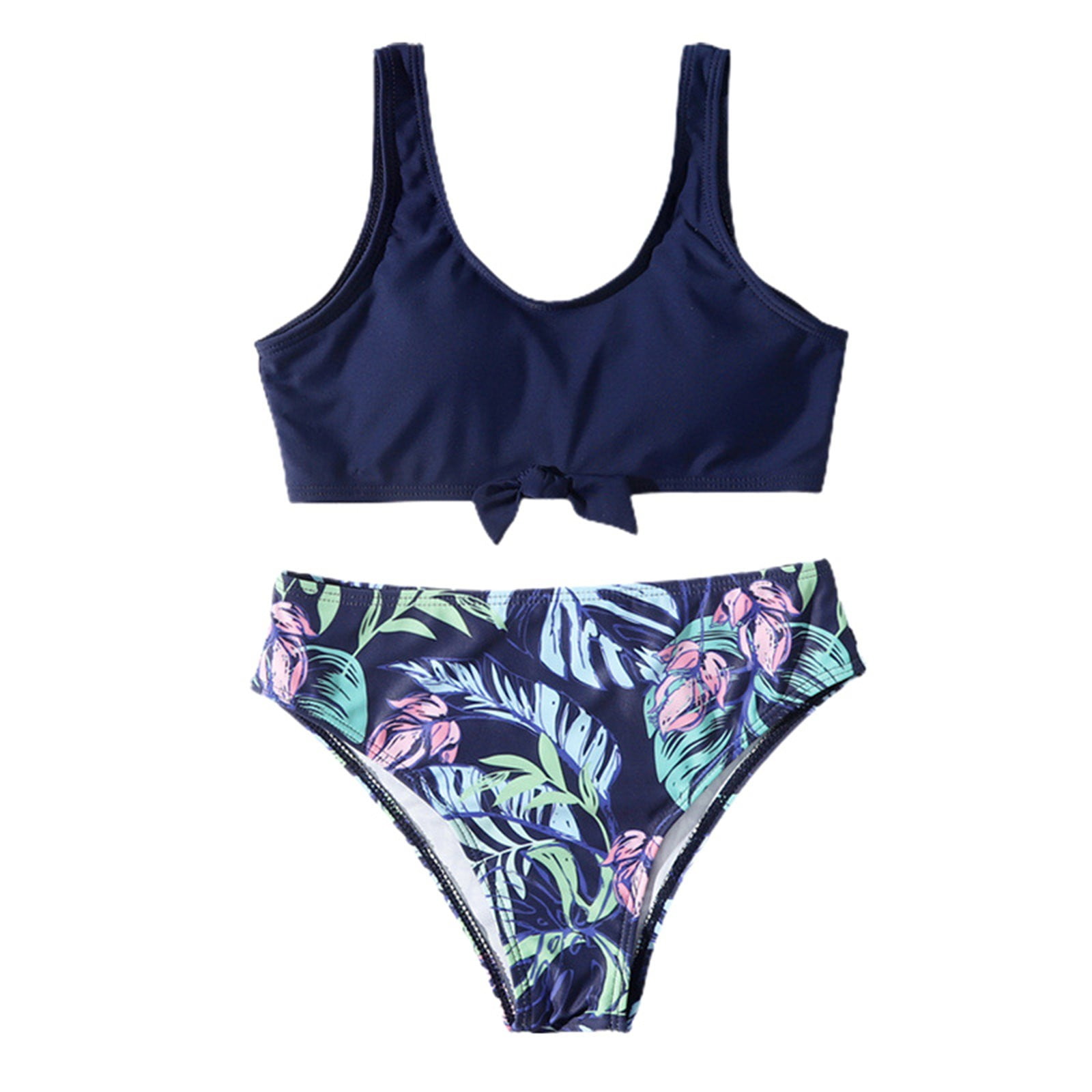 Cathalem Two Piece Bathing Suits for Teens Girls Tankinis Two Pieces ...
