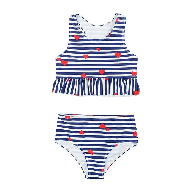 Cathalem Two Piece Swimsuits for Teens Girls Bikini Swimsuits 2-Pieces ...