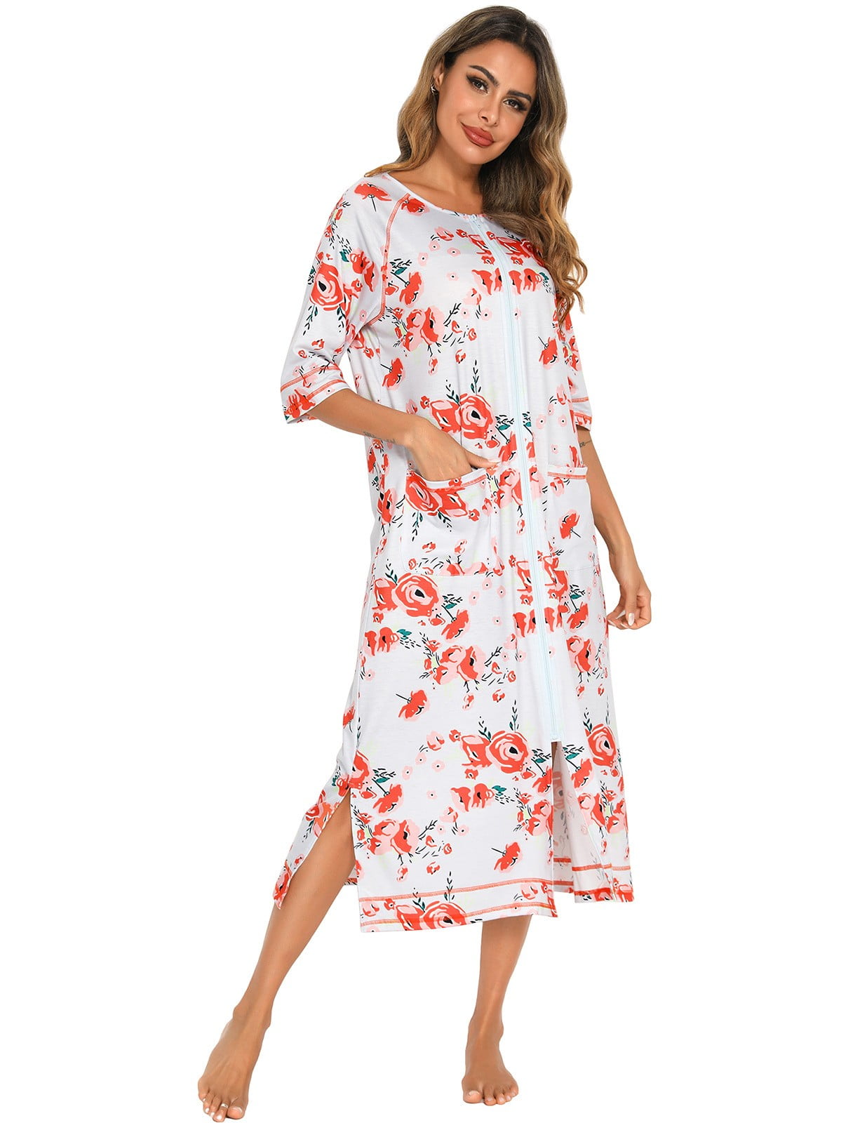 Cathalem Women's Sleepwear Womens Robes, House Dresses for Elderly ...