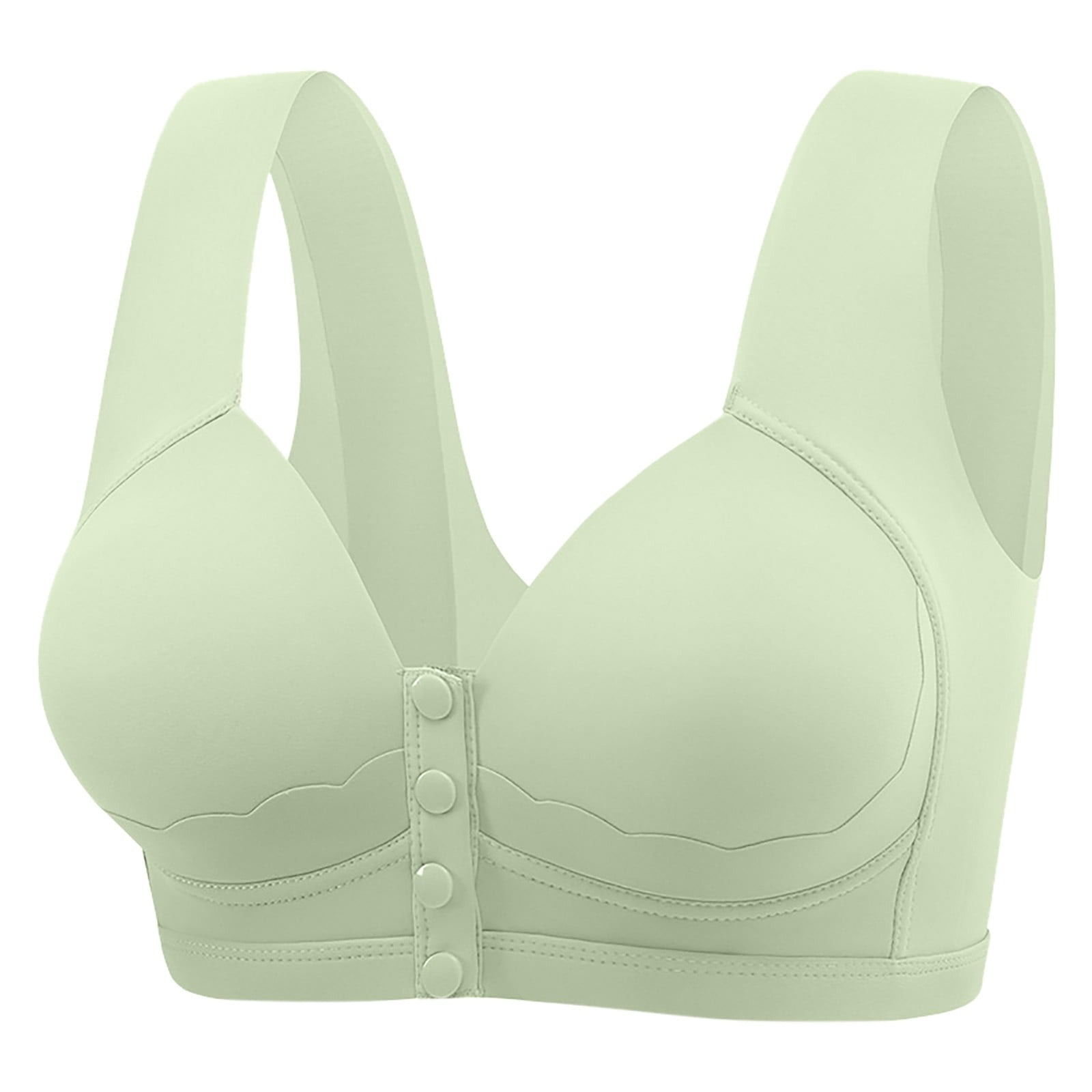 Cathalem Womens Bras Front Closure Plus Size Women's Push Up Wireless ...