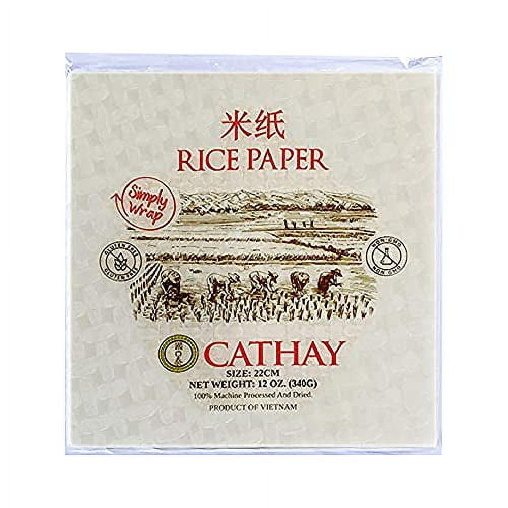 Cathay Fresh Spring Roll Rice Paper Wrappers, Rice Paper Wrappers for ...