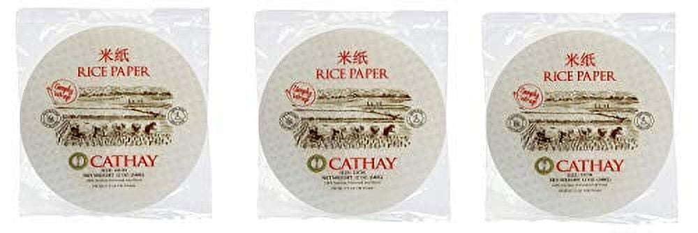 Cathay Fresh Spring Roll Rice Paper Wrappers, Rice Paper Wrappers for ...
