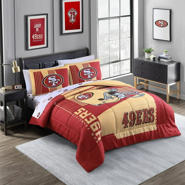 Cathay Sports San Francisco 49ers NFL Licensed "Status" Bed In A Bag ...