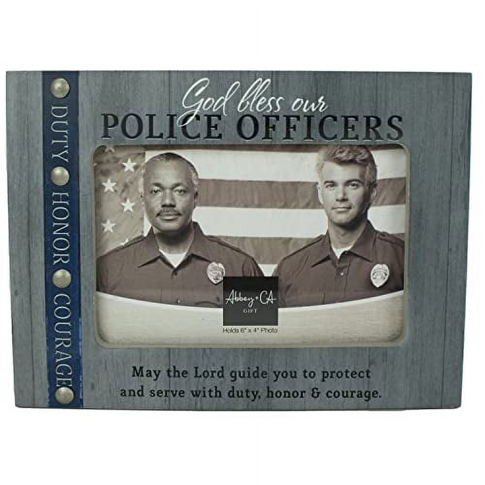 Cathedral Art Bless Our Police Officers Photo Frame, One Size, Multi ...