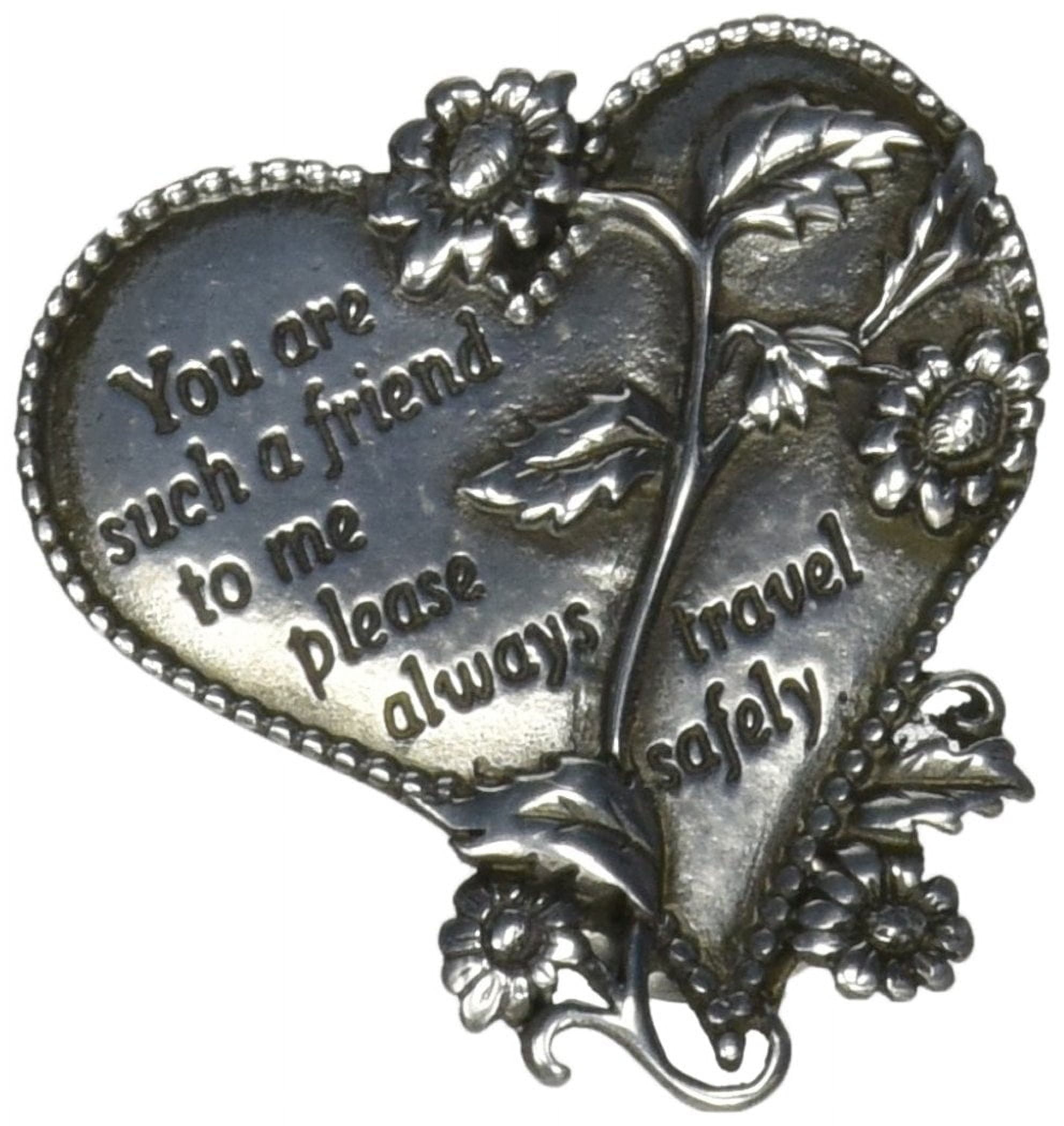 Cathedral Art KVC325 Heart Visor Clip, Friend, 2-3/4-Inch - Walmart.com