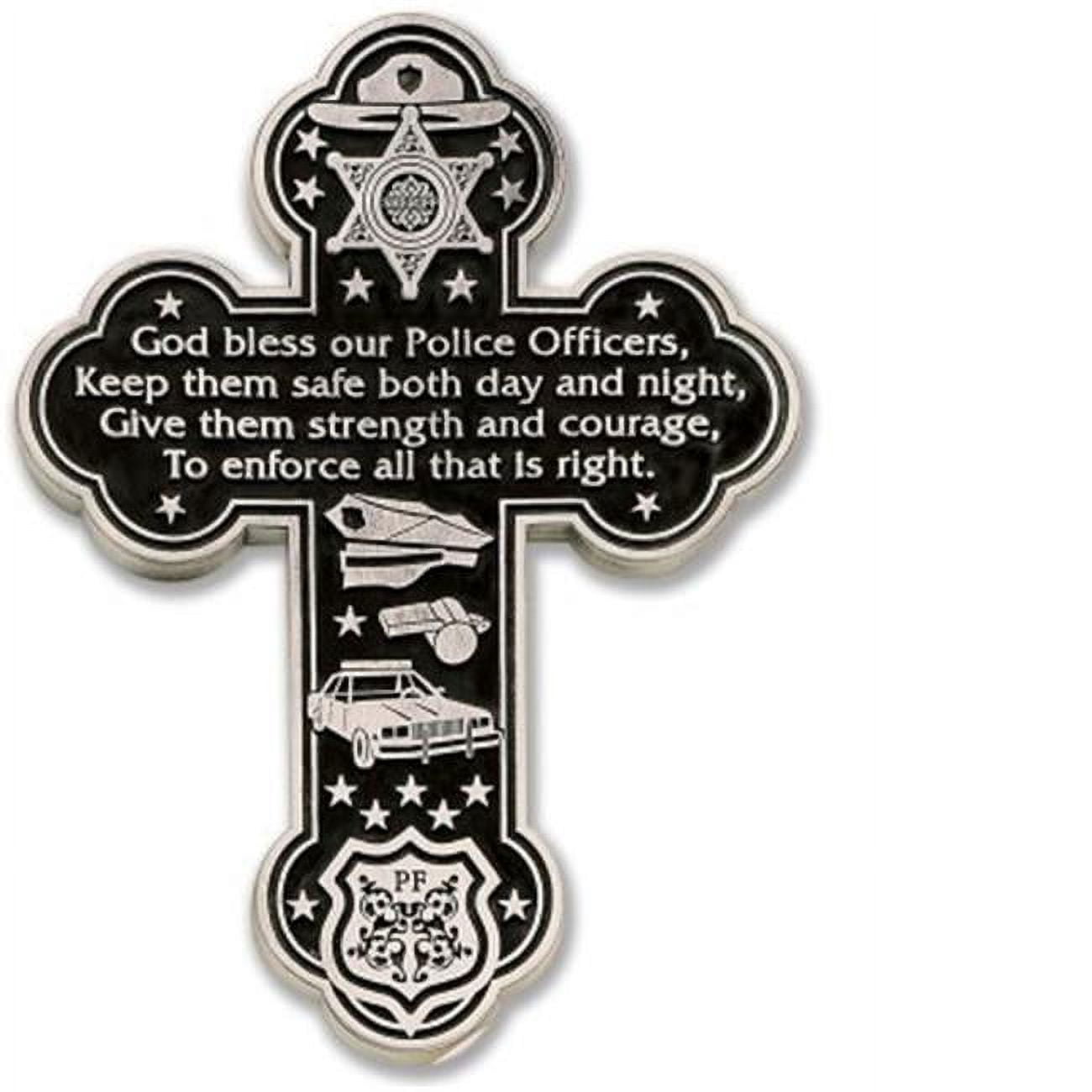 Cathedral Art PMC117 God Bless Our Police Officers Wall Cross - Walmart.com