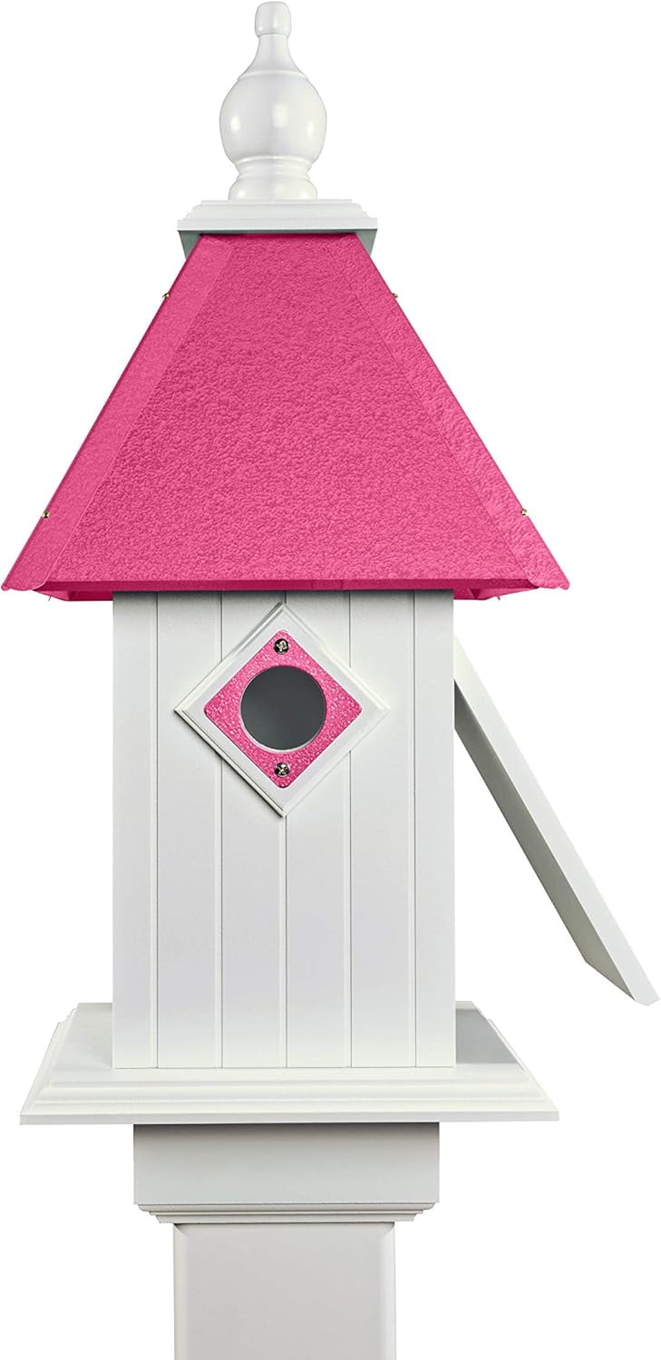 Cathedral Bird House (Pink) - Walmart.com